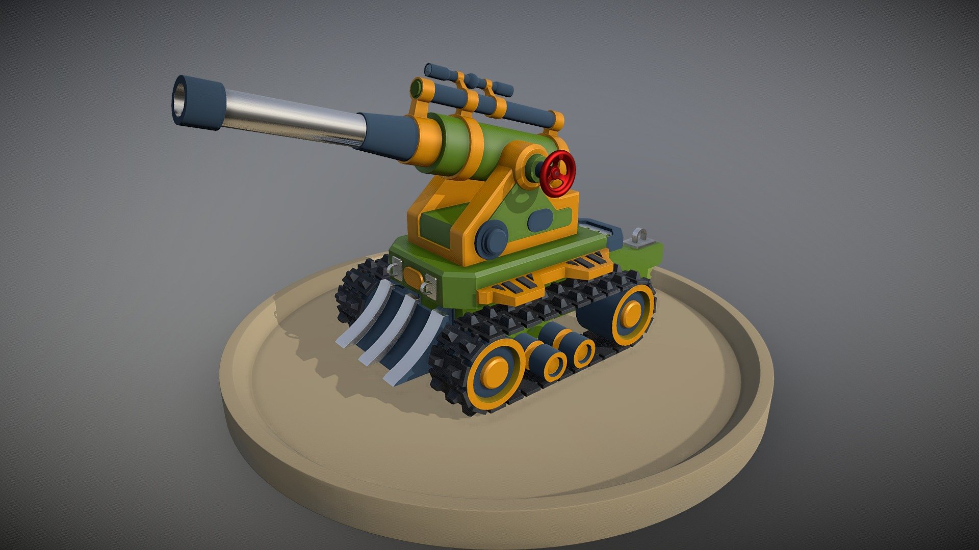 Artillery Diesel - 3D model by Michael Wanyoike (@brandiqa) [9ea4a88] - Sketchfab