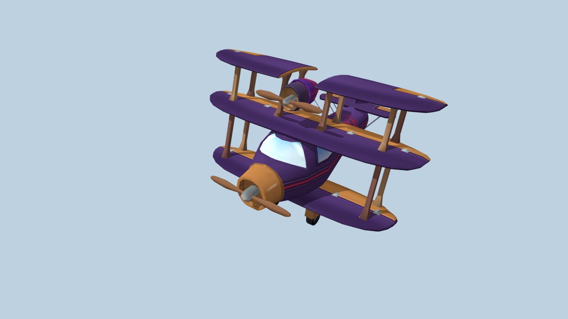 Flying circus - Beechcraft Model 17 - 3D model by Anastasiia Sedova ...