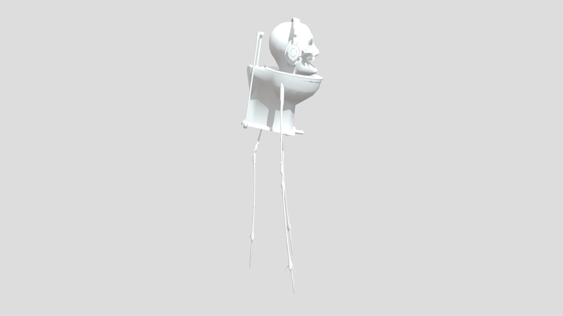 malformed headphones strider toilet - Download Free 3D model by ASP ...