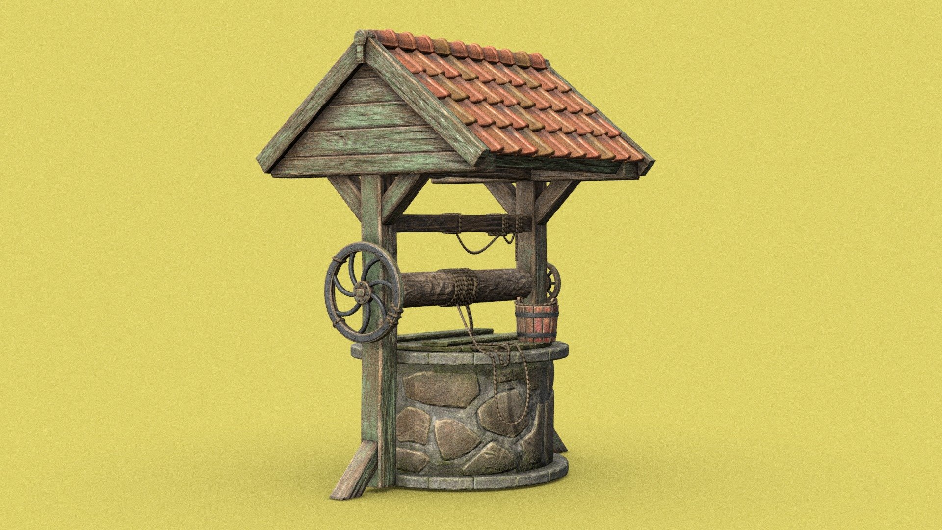 Good Ol' Well - Download Free 3D model by Mik Santos (@mikelkel2 ...