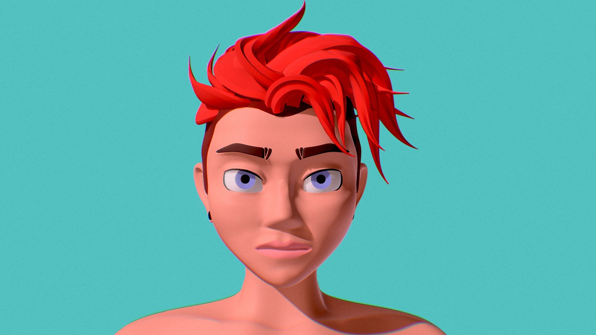 Self portrait - Download Free 3D model by rowanslob08 [9eae3ba] - Sketchfab
