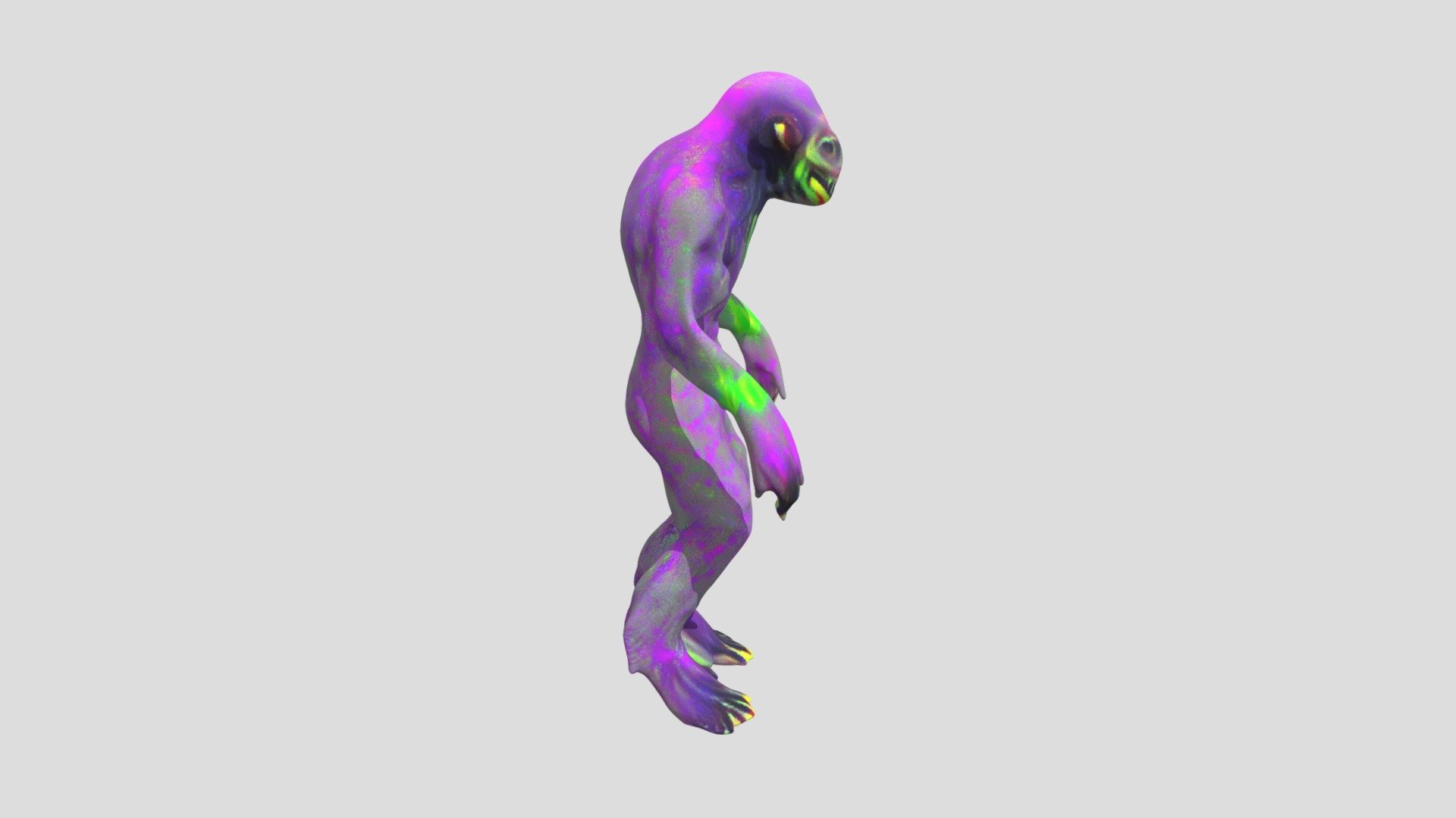 Tibet Death Ghost Ape Monkey Alien Zombie - 3D model by matisssart ...