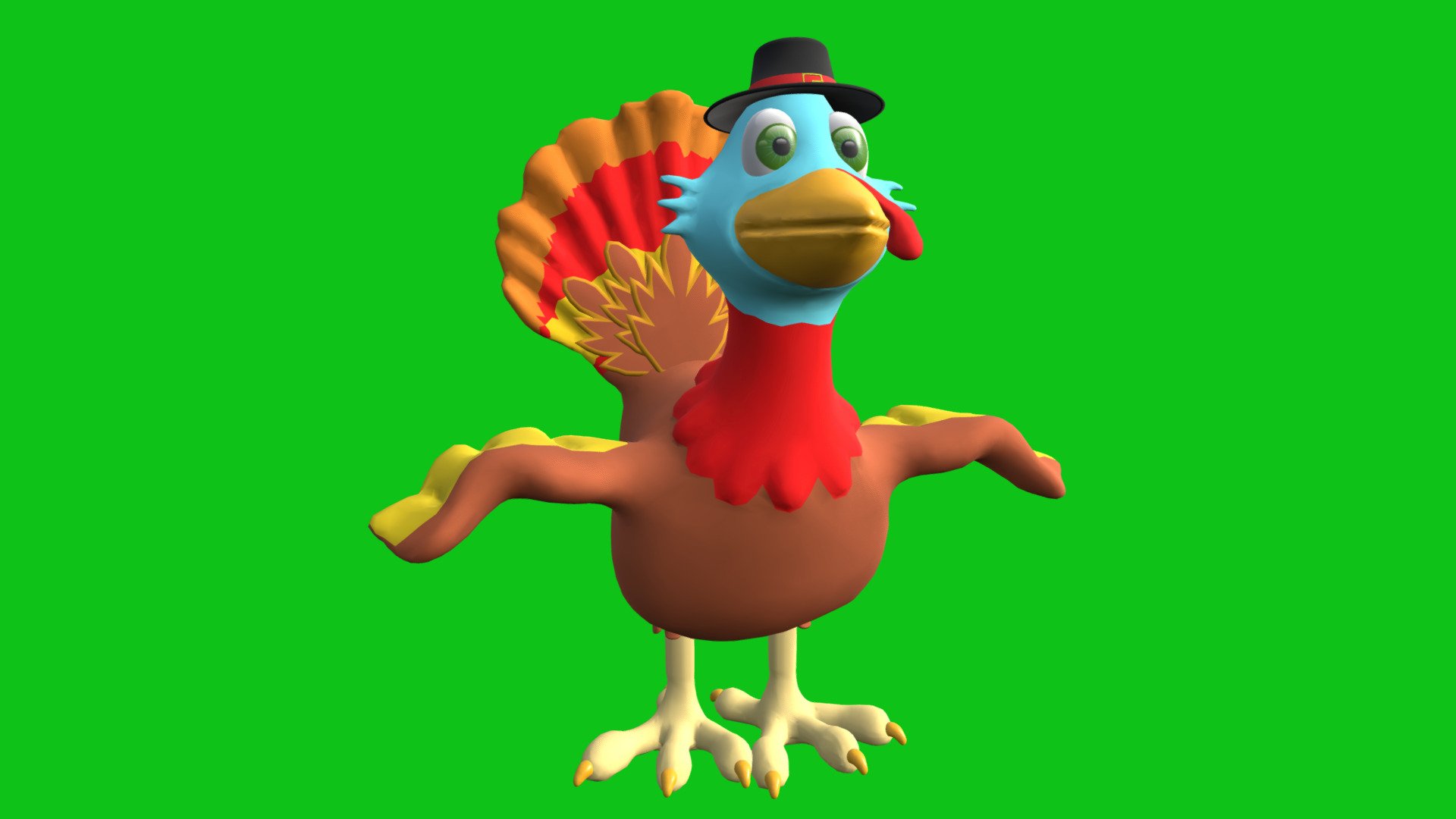 Thanksgiving Turkey - 3D model by walkermd [9eb24f8] - Sketchfab