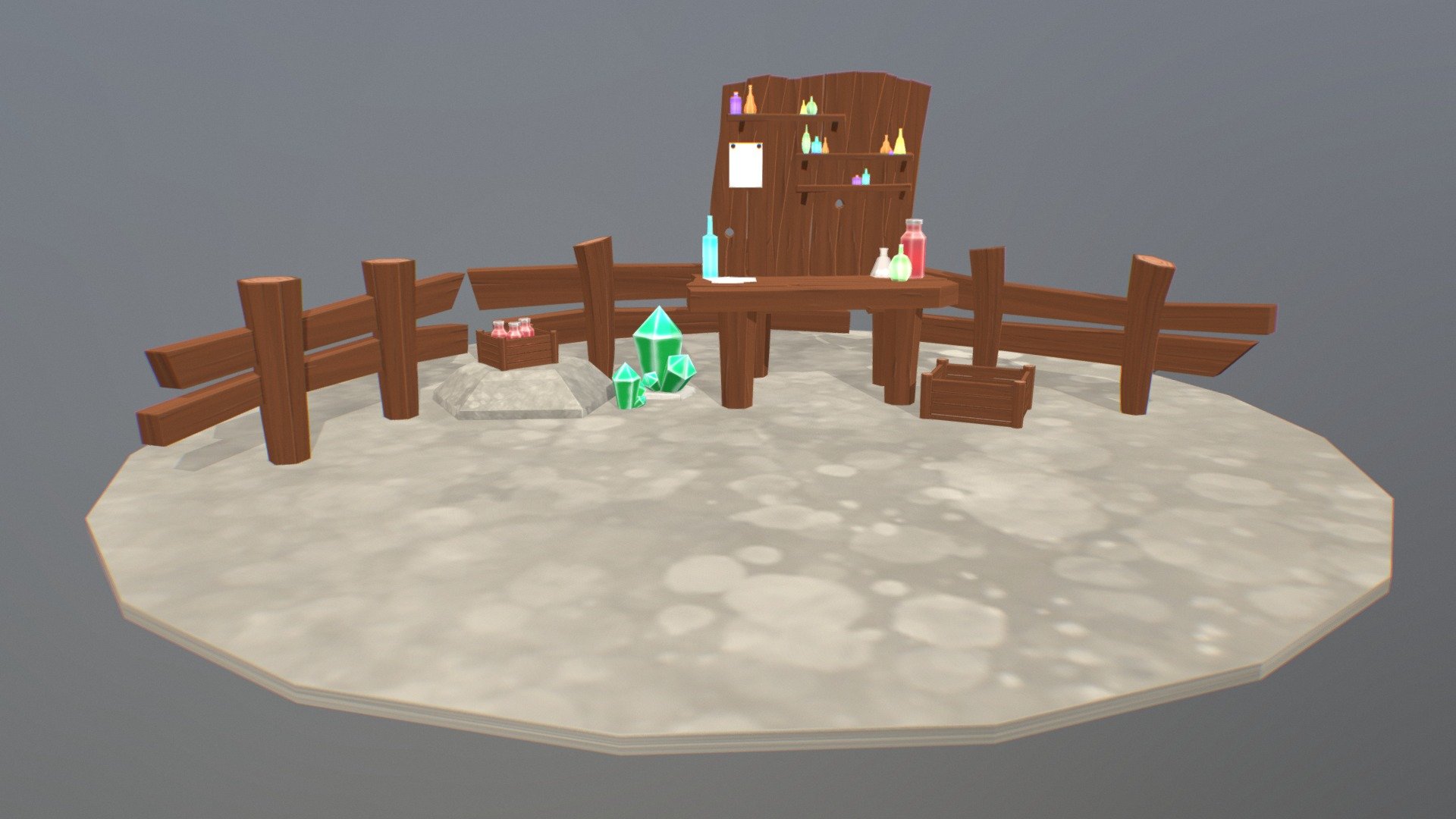 Alchemy Table - Download Free 3D model by Lou Adams ...