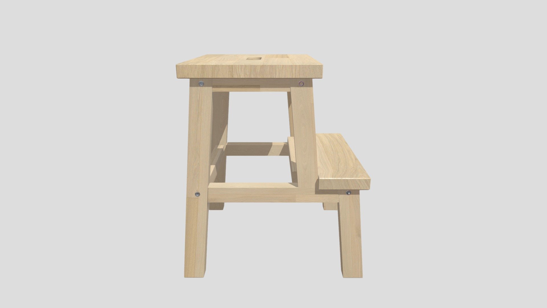 Step Stool Aspen - 3D model by mwizards09 (@MWizards9) [9eb6f72 ...