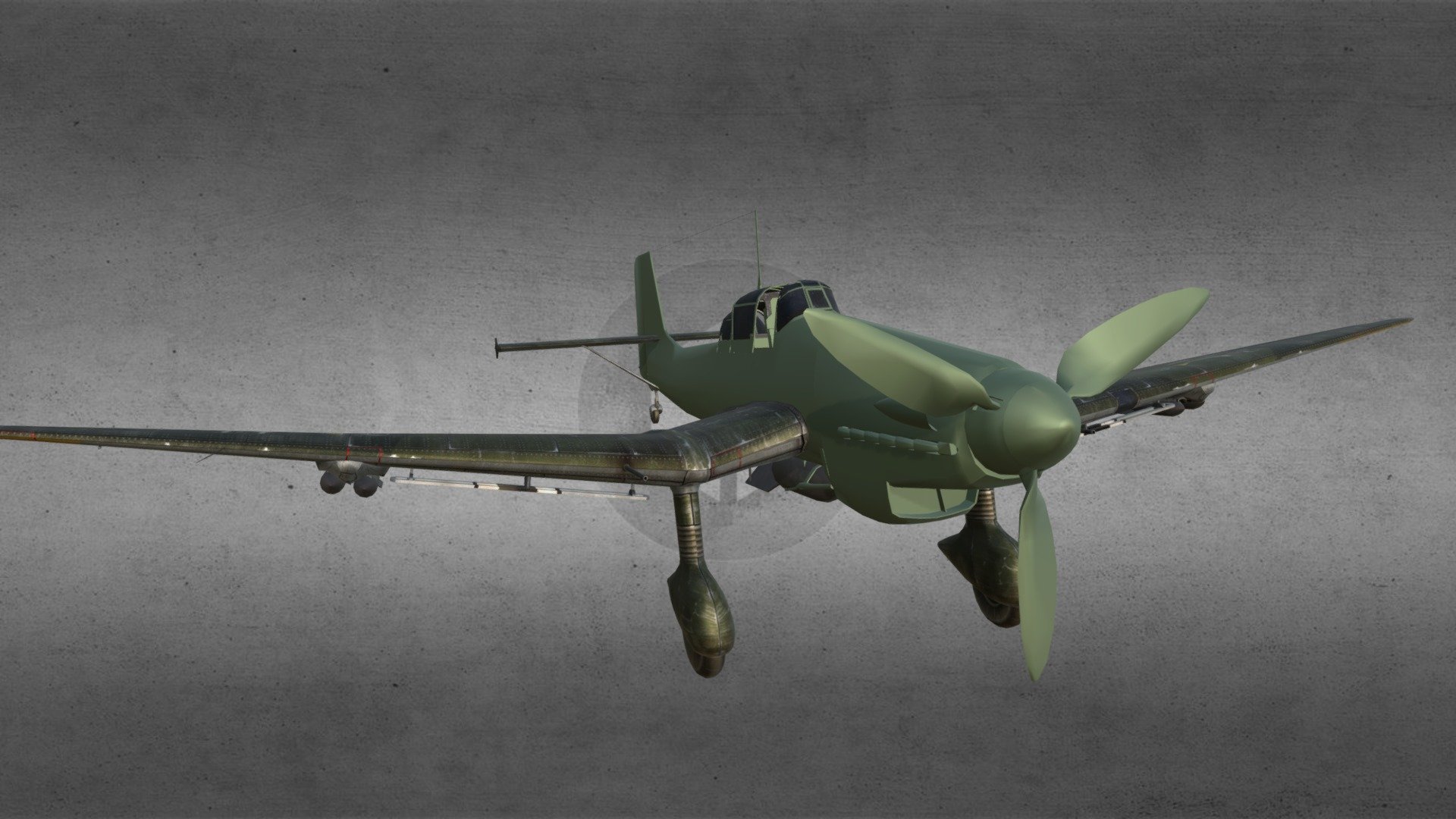 WW2 Plane - 3D model by joritz27 [9eb90fb] - Sketchfab