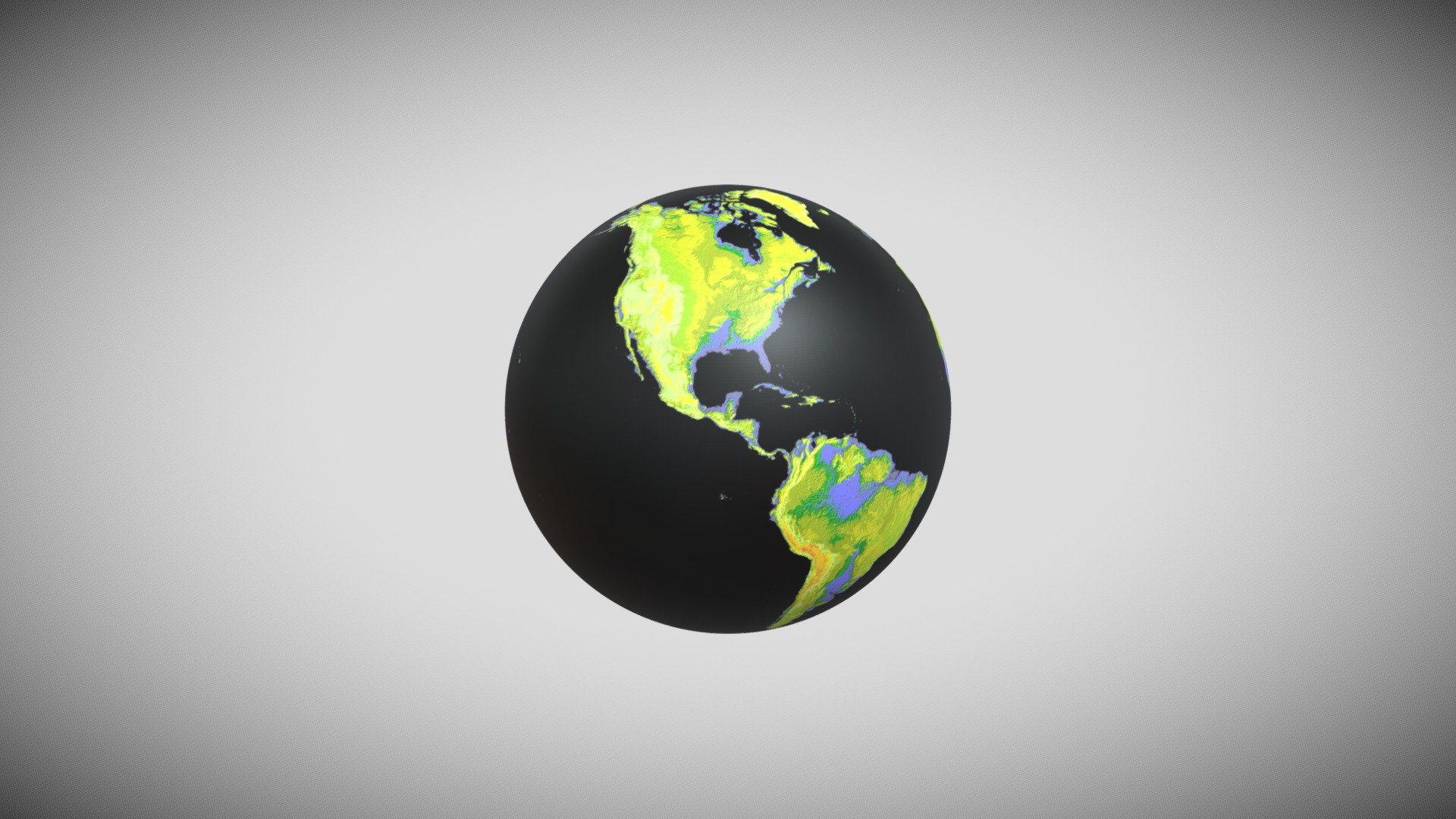 GLOBE 3: Elevations [Physical Geology] - 3D model by midcrustalmatt ...