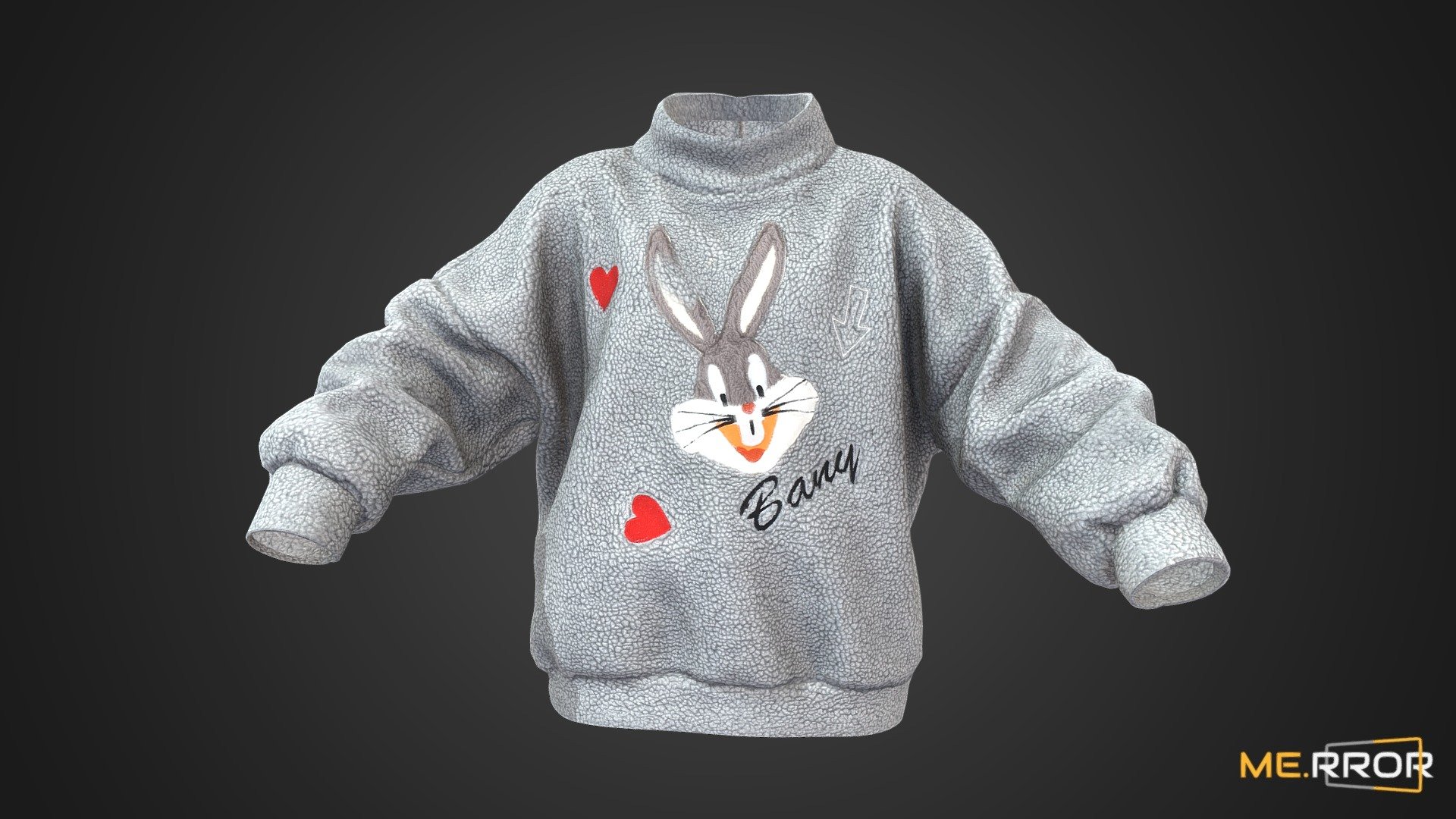 [Game-Ready] Gray Bany Fleece - Buy Royalty Free 3D model by ME.RROR ...