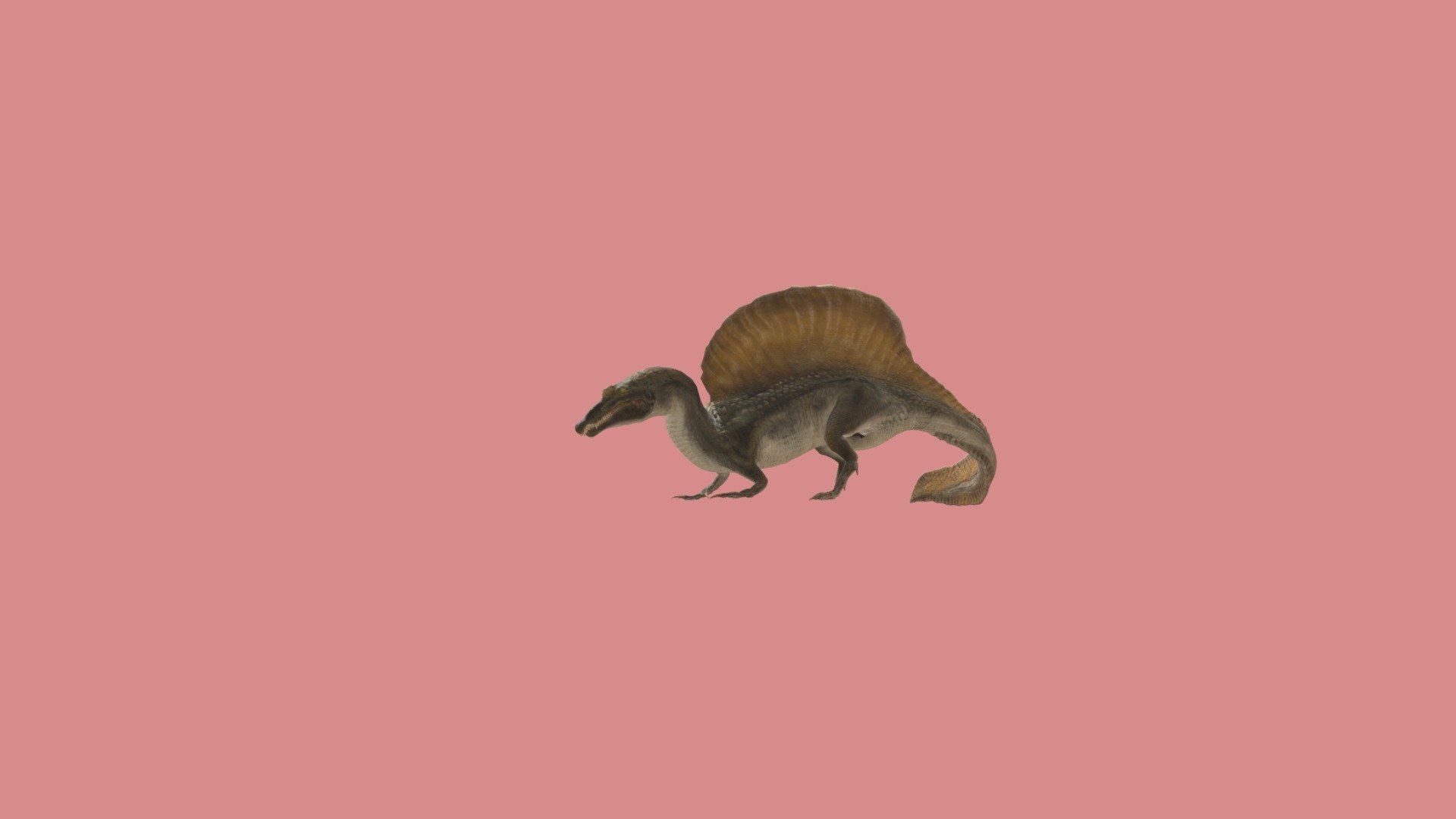 Low-Poly Spinosaurus (Novice) - 3D model by PackerCat (@the_cat_packer ...