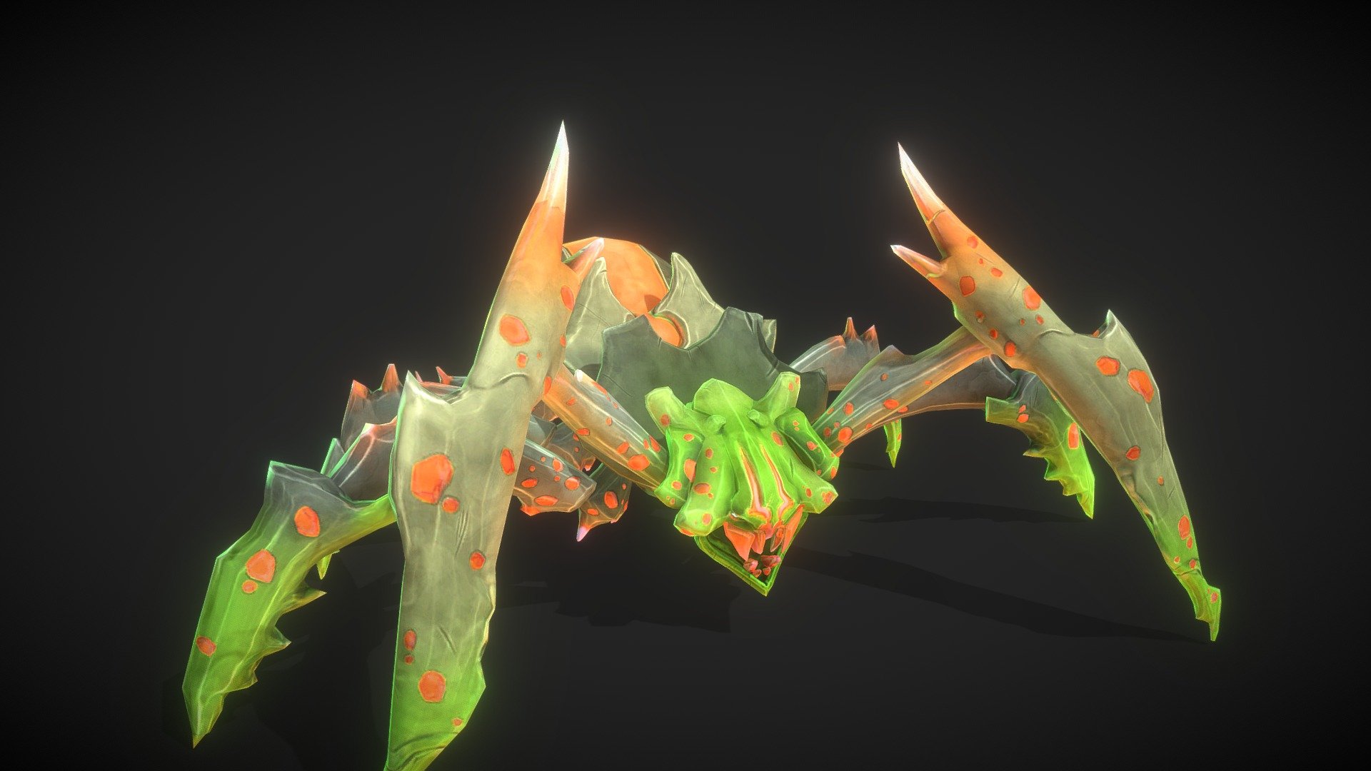 Spider 2 - 3D model by Desk Dragons (@deskdragons) [9ebb5b5] - Sketchfab