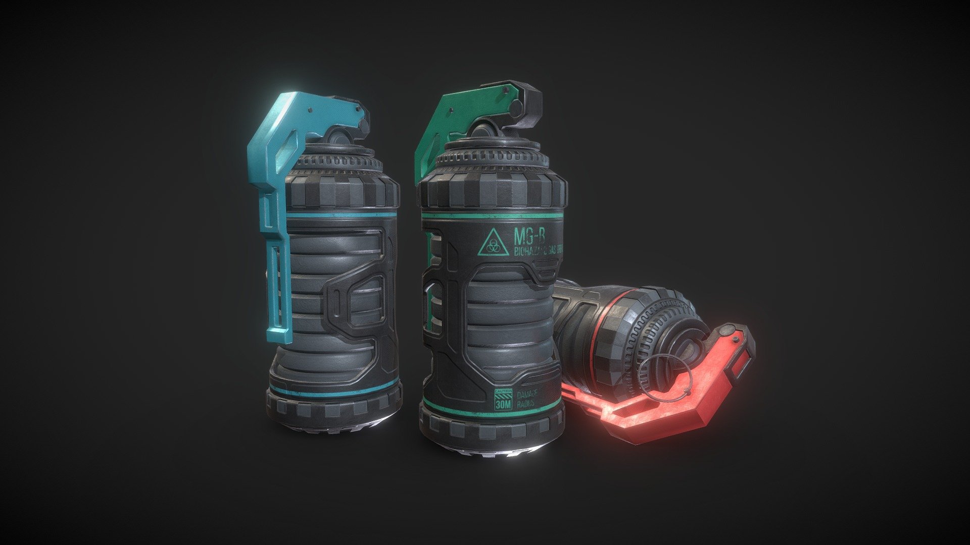 Grenade - 3D model by MohJeha (@mohjeha_) [9ebbf01] - Sketchfab