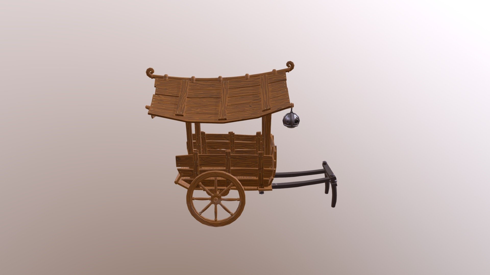 Cartoon cart - 3D model by bancuk [9ebc9c7] - Sketchfab