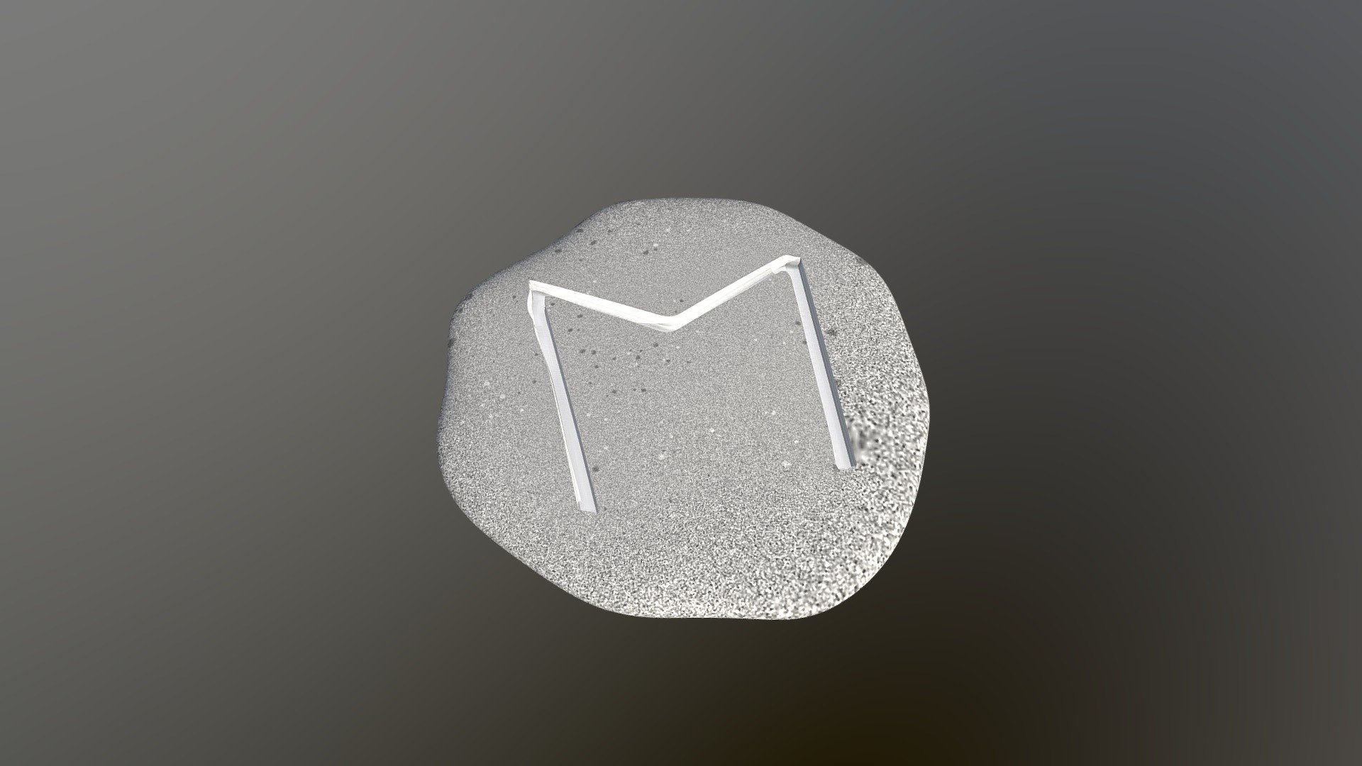 Ehwaz Rune - 3D model by AlexisAbbott [9ebcd7d] - Sketchfab