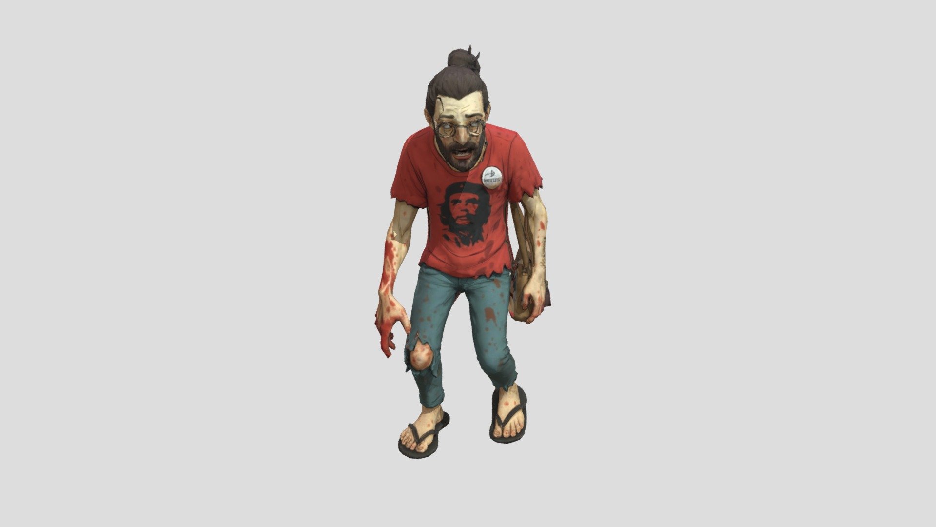 Revolutionary Zombie - Download Free 3D model by maicollgdalpiaz ...