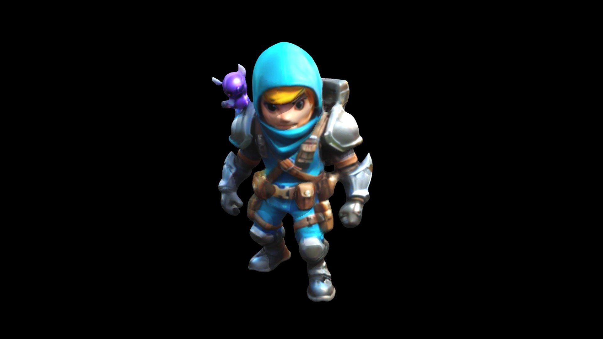 "Fortnite" animated character Rarity standing on - Download Free 3D ...