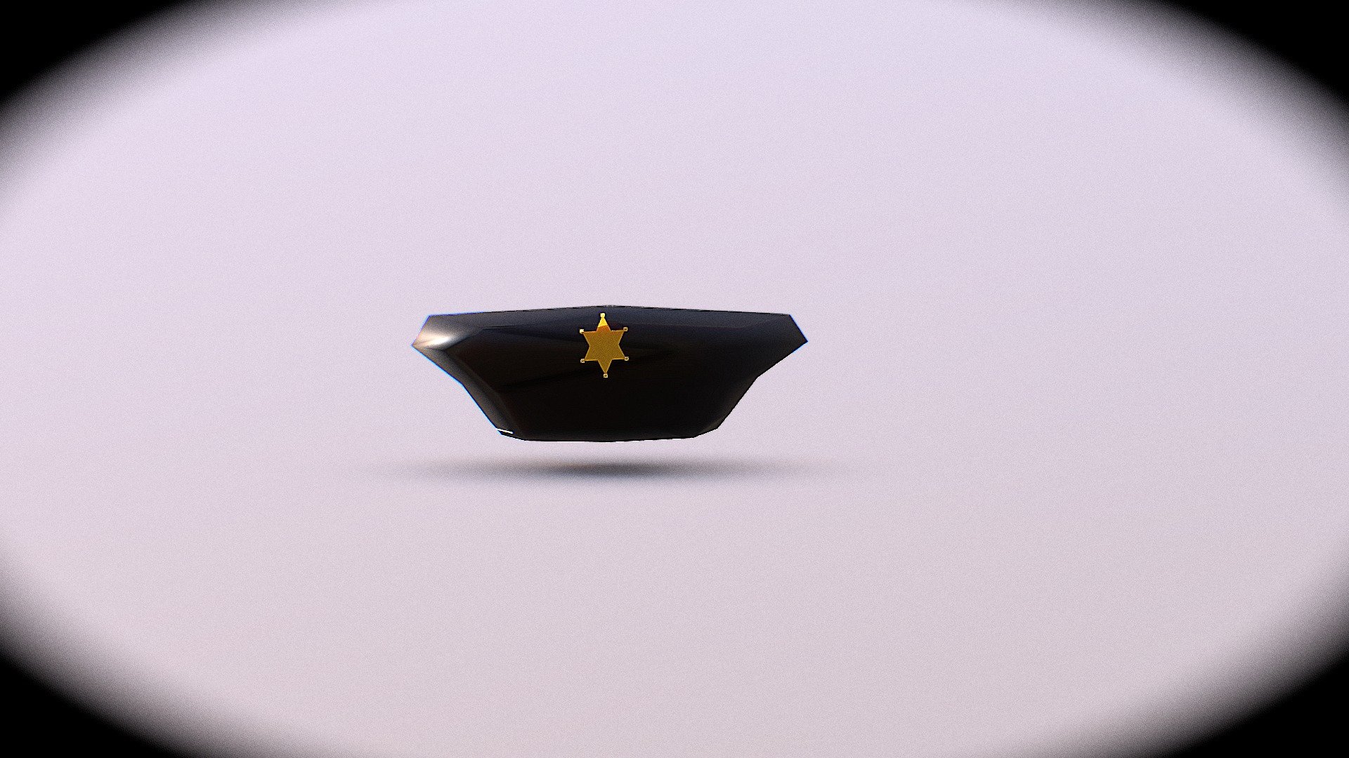 Lowpoly Police Hat - 3D model by chocomilk1958 [9ec44fa] - Sketchfab