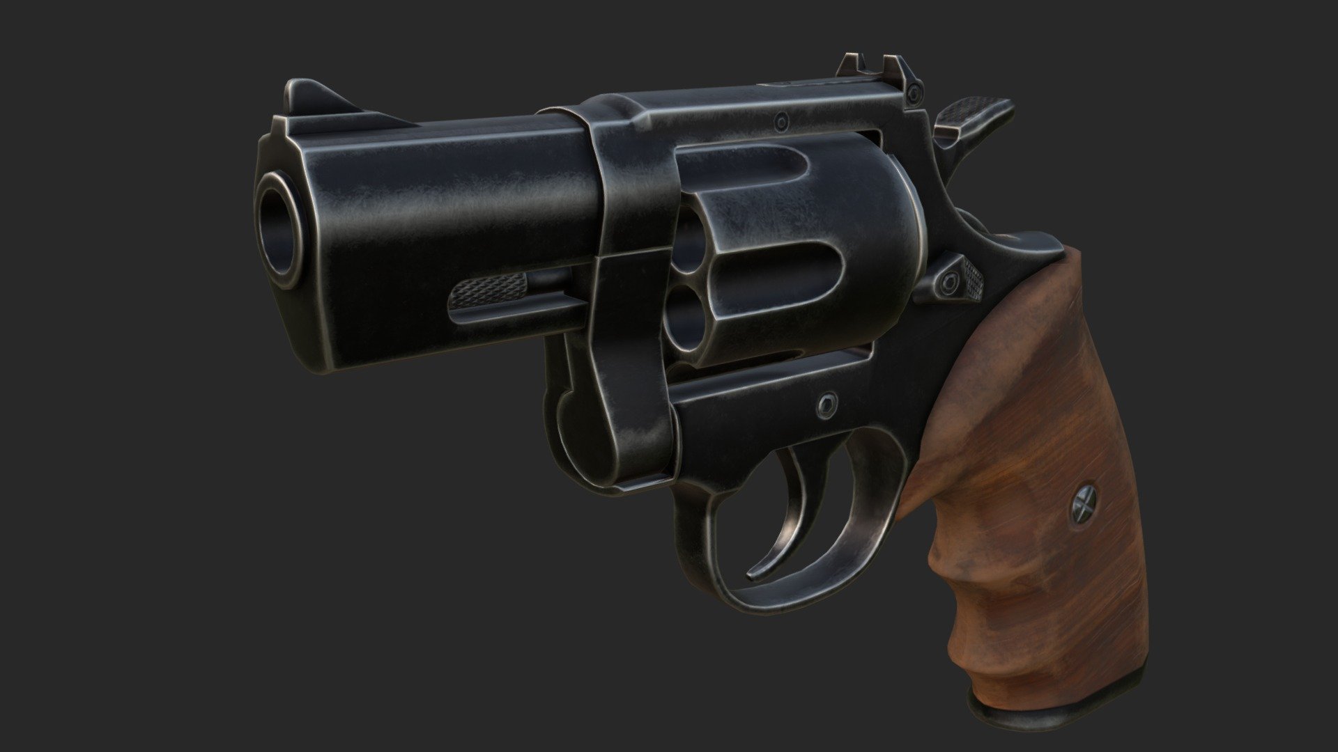 Revolver - 3D model by Bob (@MeBob) [9ec5a4f] - Sketchfab
