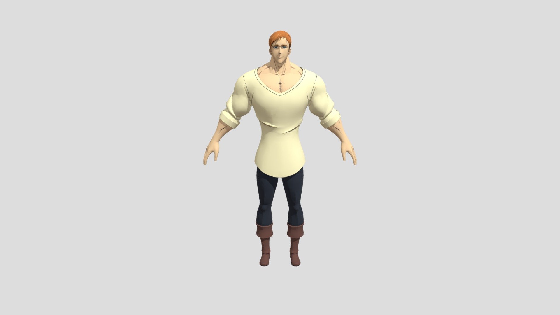 Escanor Joven - Download Free 3D model by GUREN (@ol.serranoromero ...