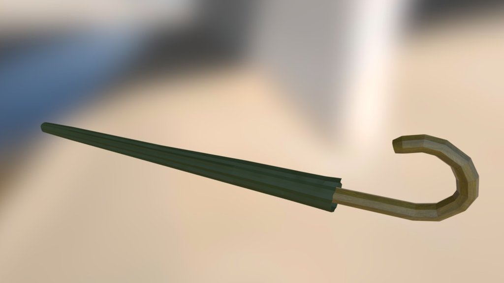 Green Umbrella - 3D model by Matt Bodner (@liphttam1) [9ec8f7b] - Sketchfab