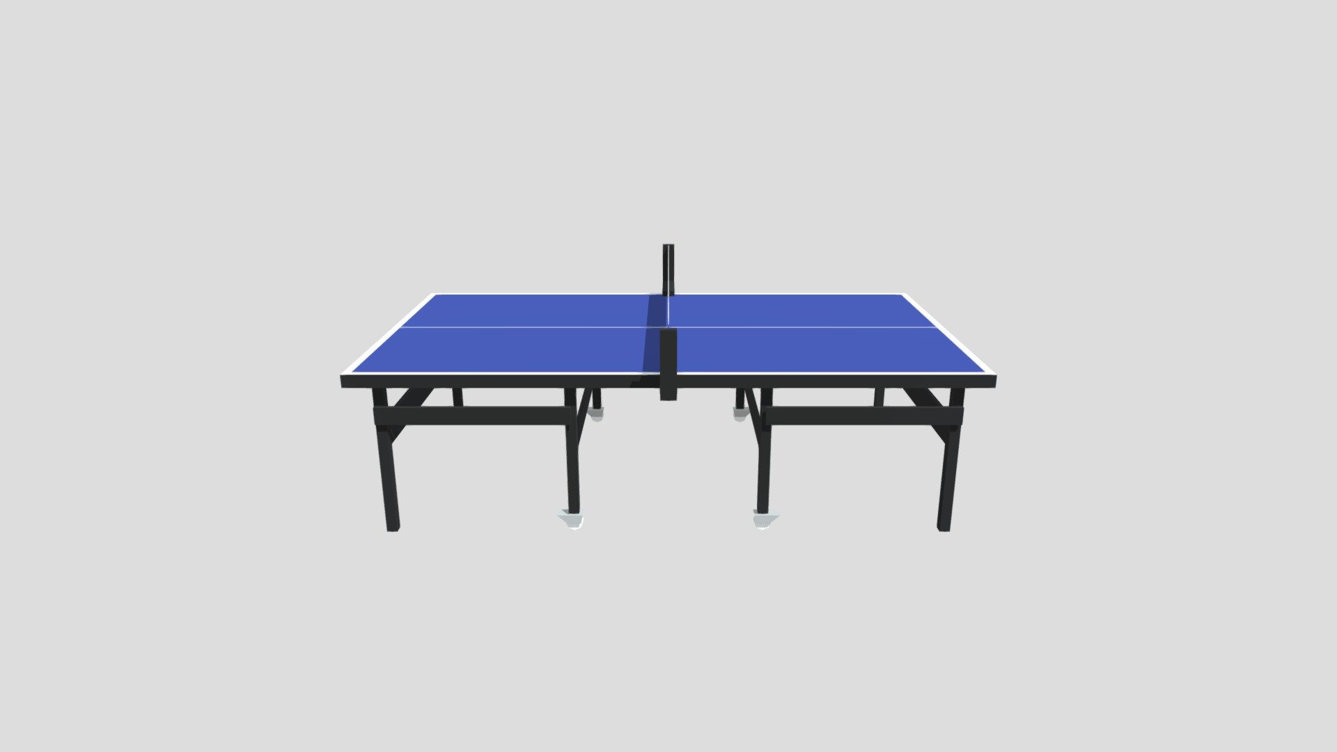 Ping pong table from Poly by Google - Download Free 3D model by ...