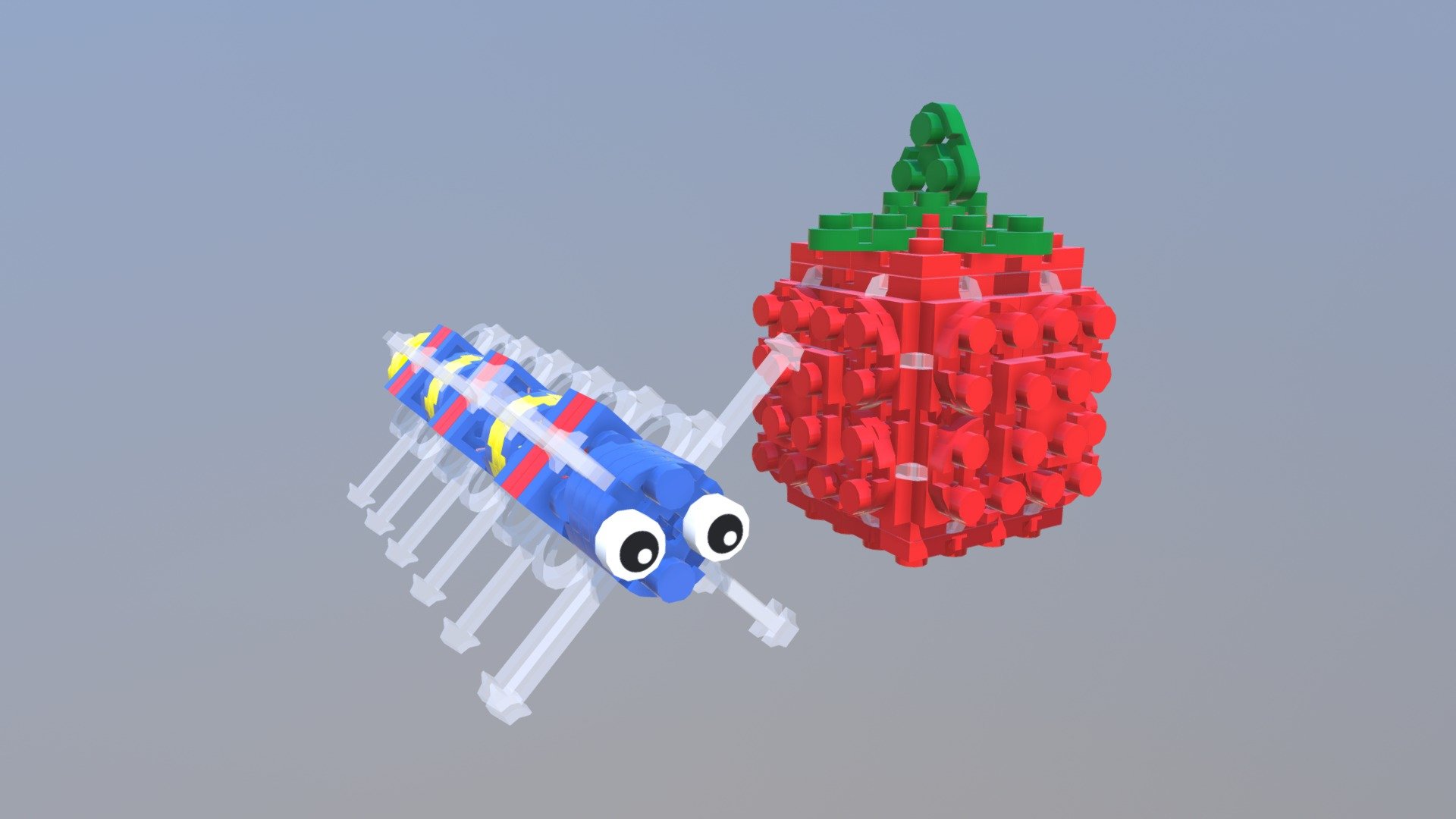 Caterpillar - 3D model by Flexo (@FlexoNZ) [9ecbd91] - Sketchfab