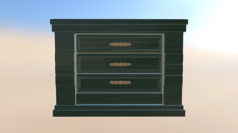 Dresser - 3D model by rafaelguy [9ed08ec] - Sketchfab