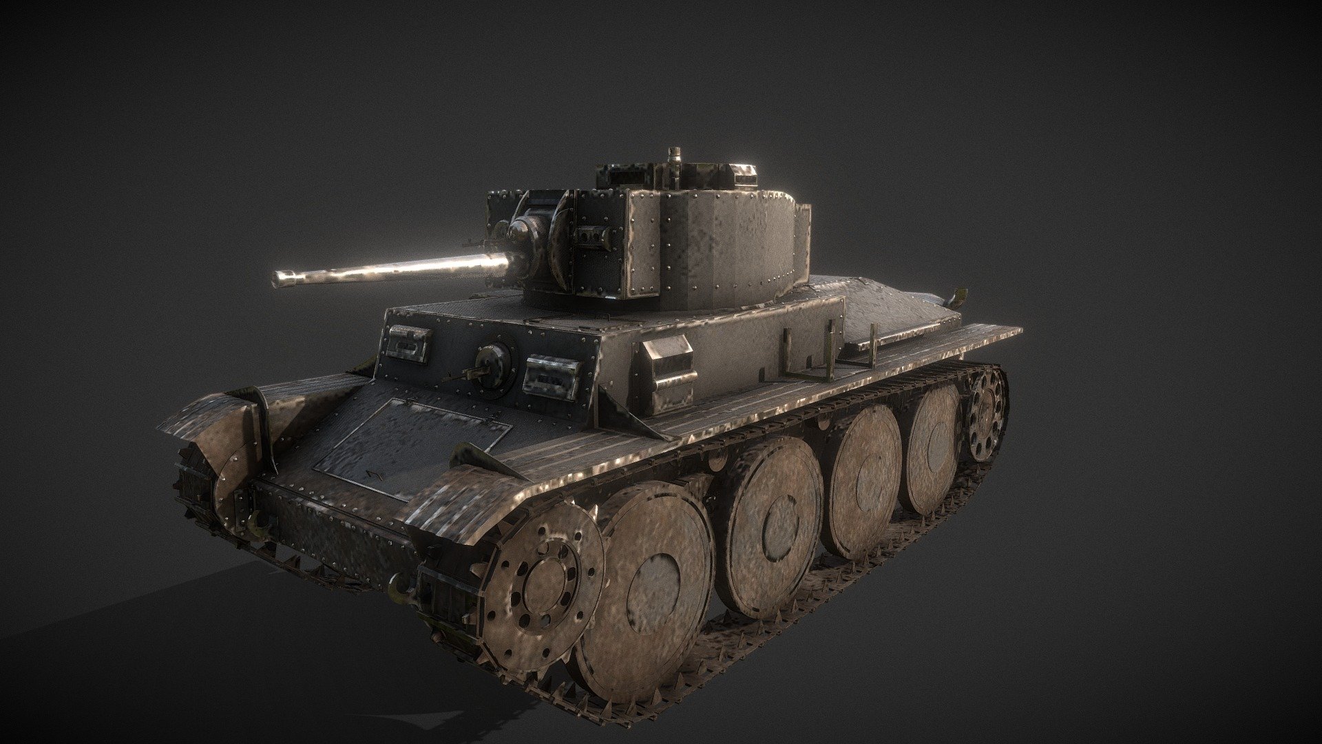 Panzer 38t - Download Free 3D model by _JooL_ [9ed2f71] - Sketchfab