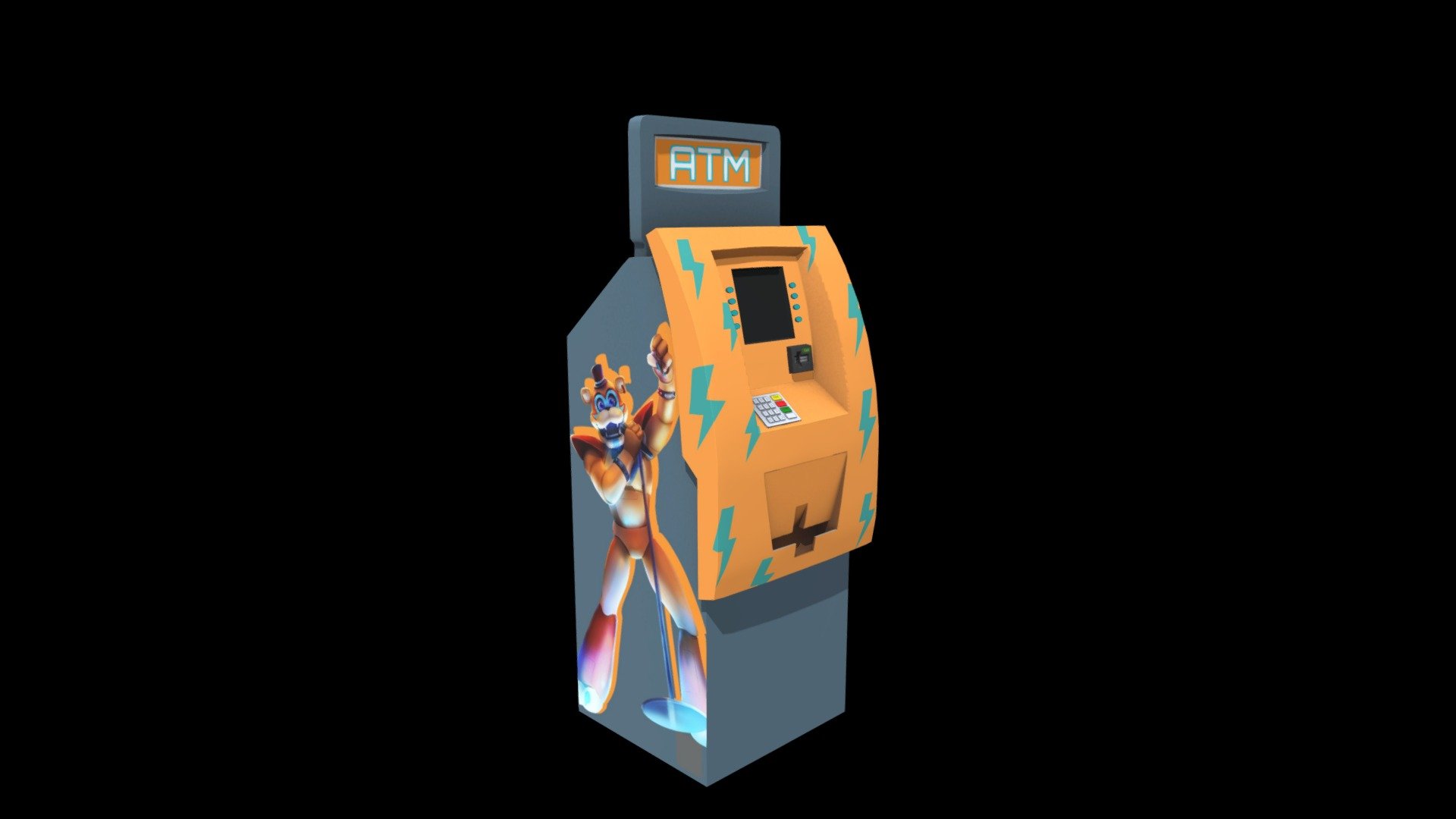 Glam Freddy ATM - Download Free 3D model by NoTimeForAdventure [9ed4062 ...