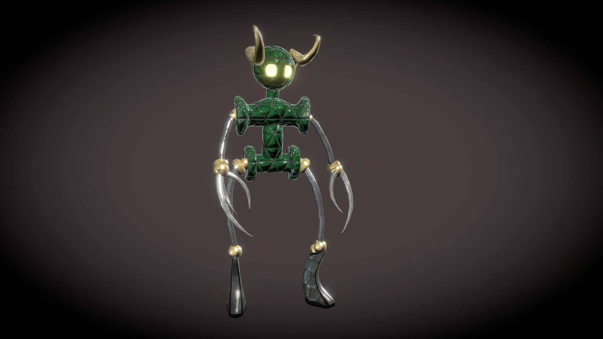 Character with horns - Download Free 3D model by pacash1 [9ed624f ...