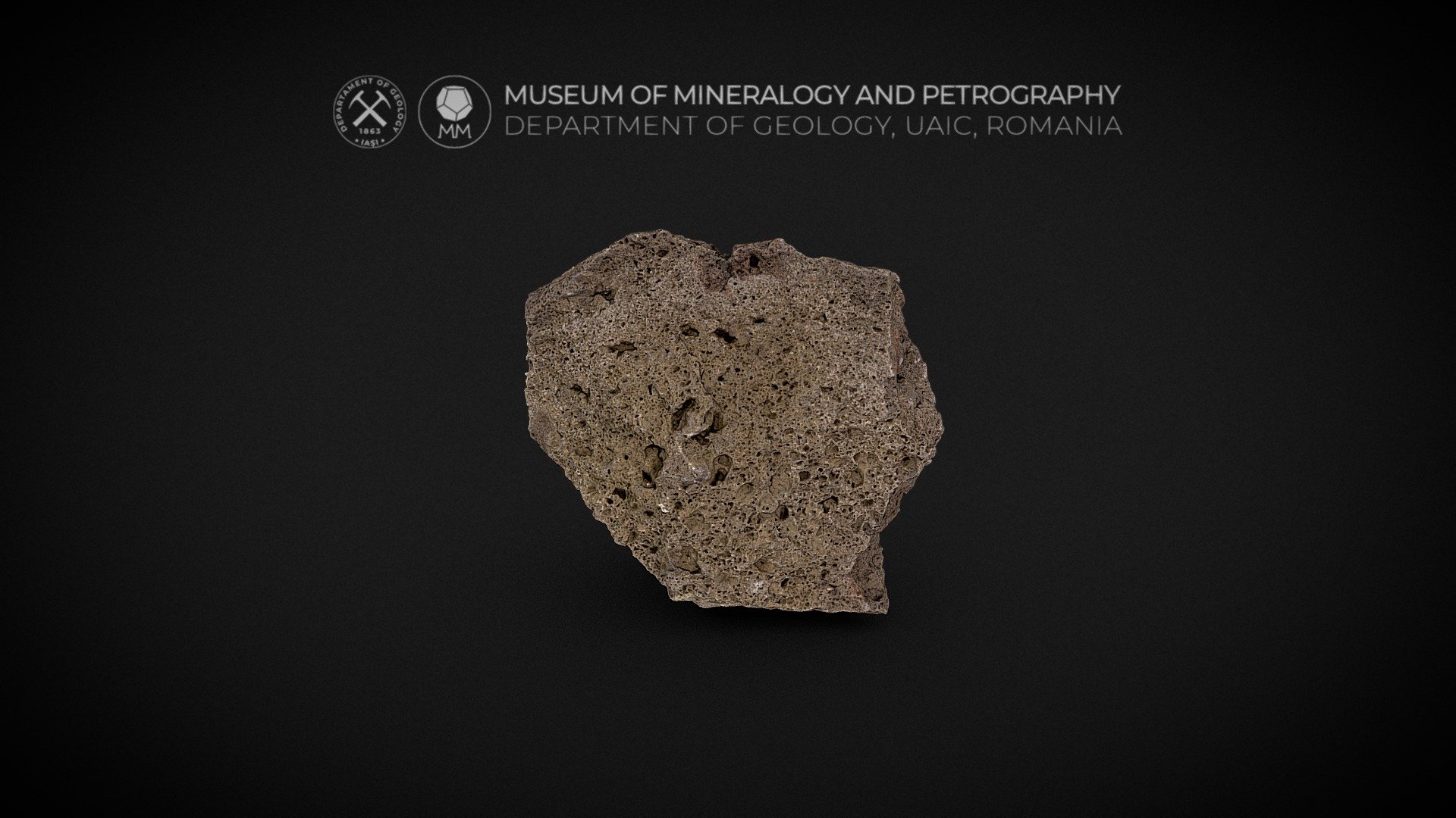 Vesicular basaltic Scoria (igneous rock) - 3D model by Museum of ...