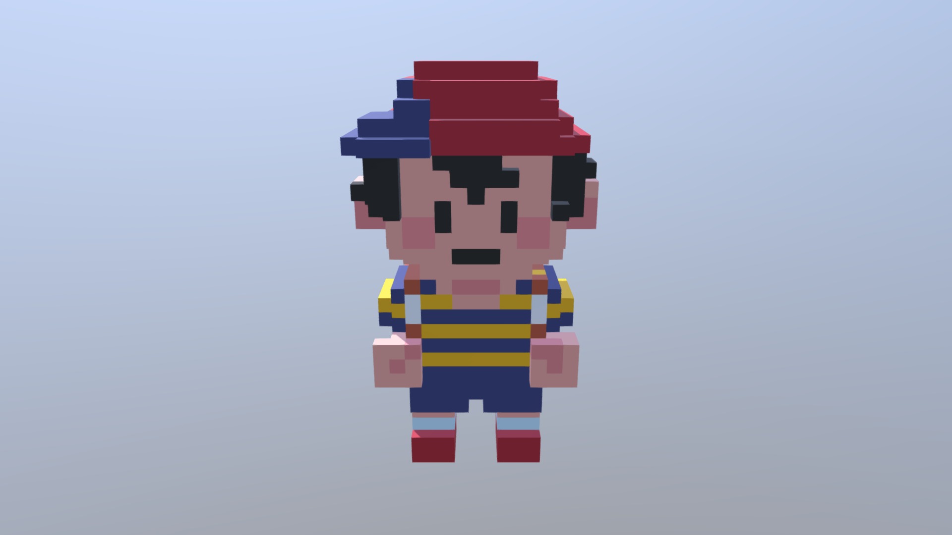 Ness Voxel Model - Download Free 3D model by Spencer (@iamtheangrysons ...