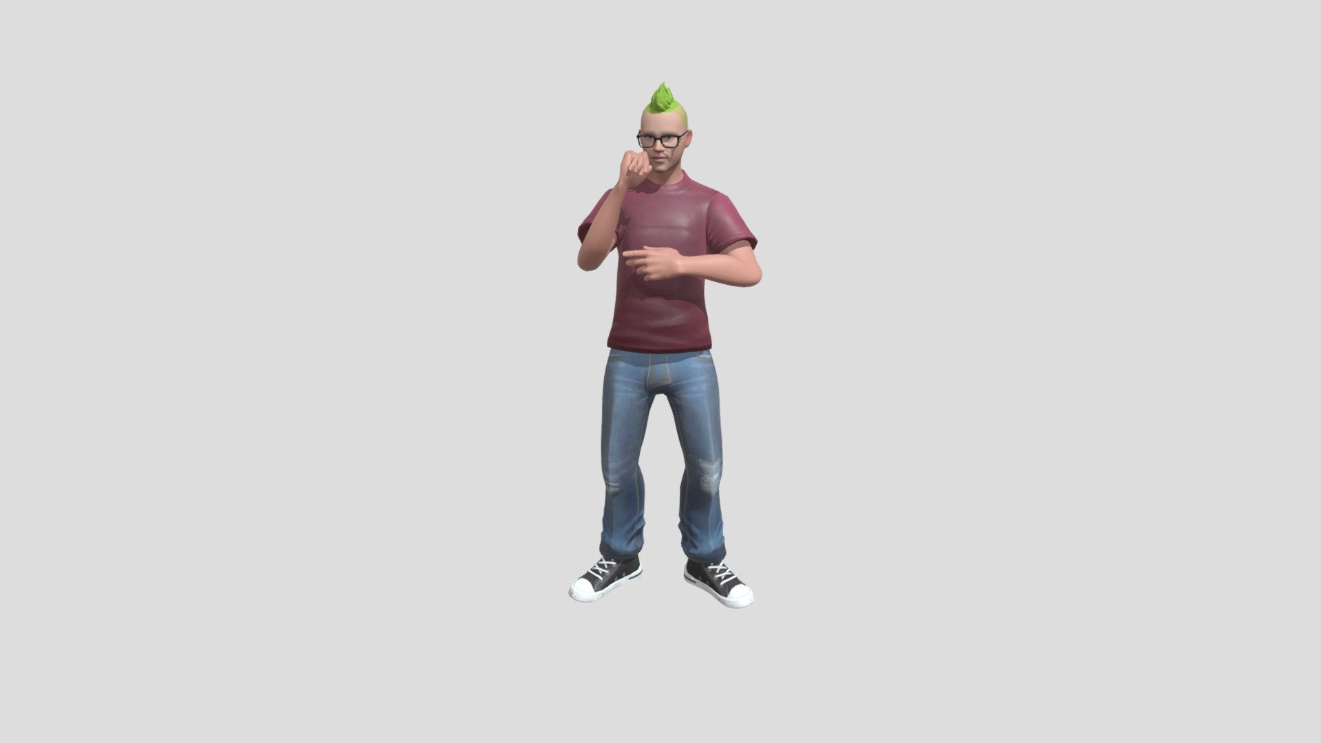 Brandon Singing - Download Free 3D model by Decentralized ...