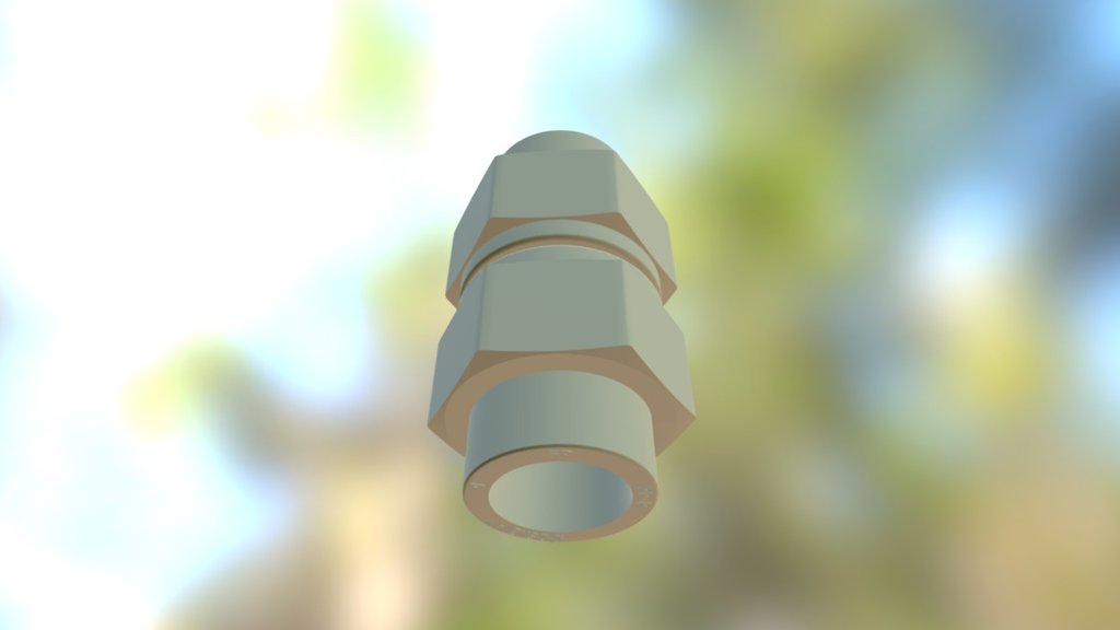 PPR 3/4 pipe joint - 3D model by george.vitanov [9ed7c0b] - Sketchfab