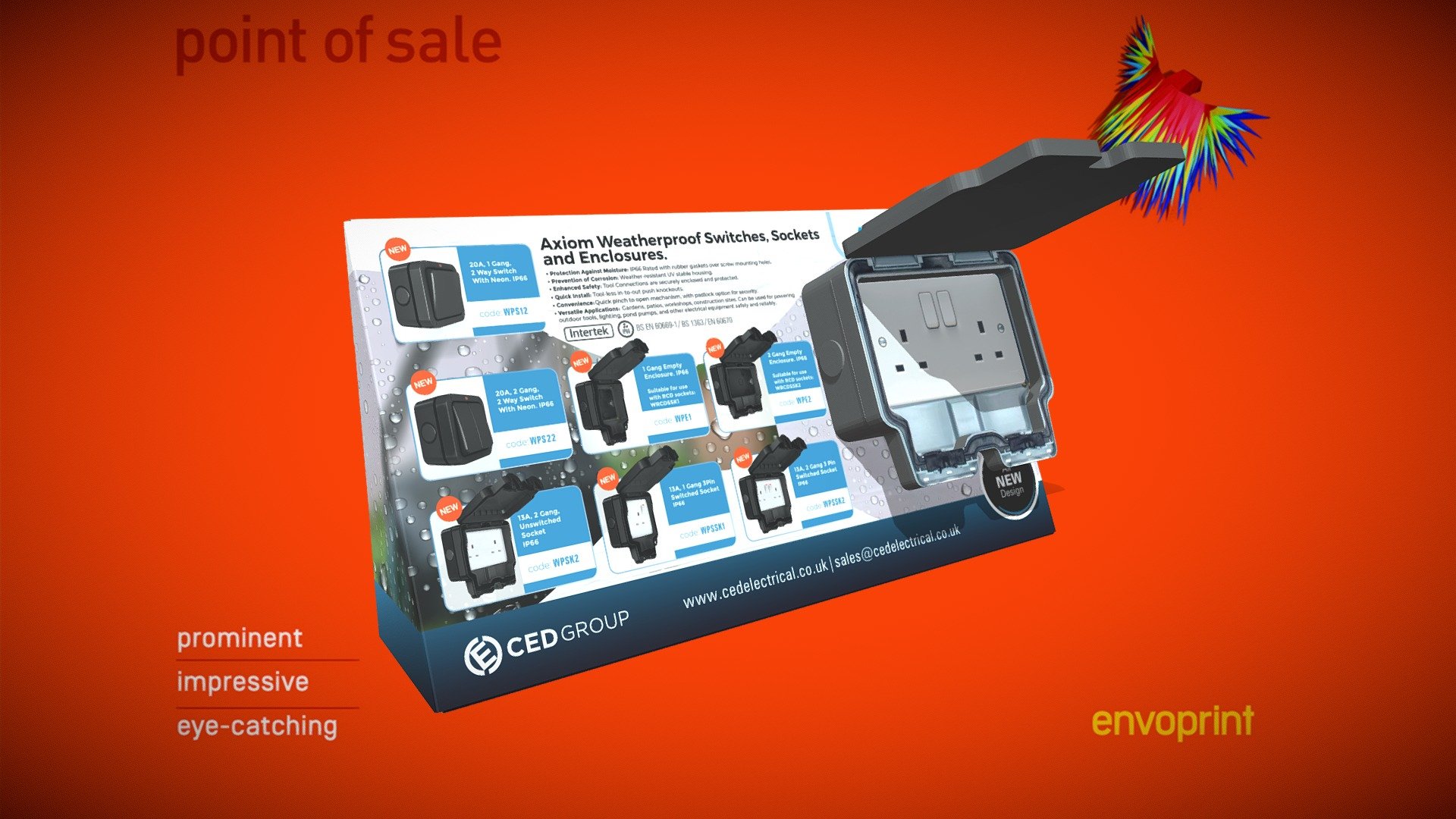 CED Outdoor Sockets and Switches Display - 3D model by envoprint ...