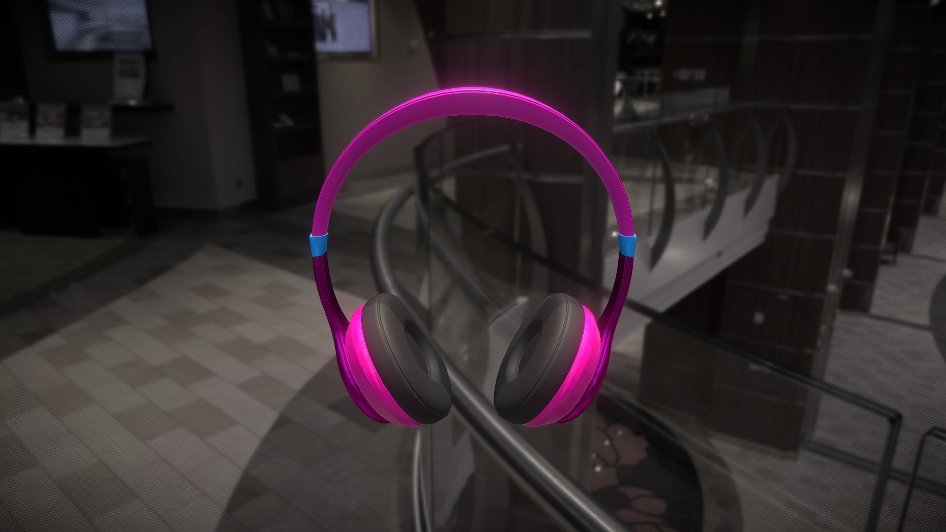 Headphones model - 3D model by Neus (@Neussnowflake) [9ed9b2d] - Sketchfab