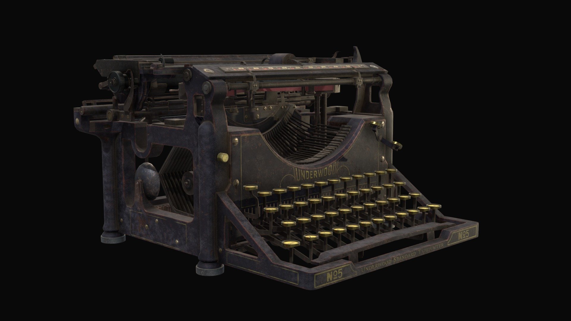 Underwood 5 - 3D model by Mir Himel (@mirhimel46) [9edb900] - Sketchfab