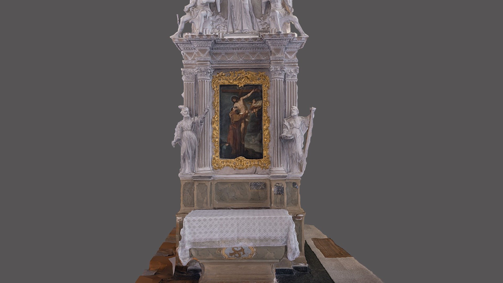 The altar of Saint Jude Thaddeus - 3D model by Saulius.Zaura [9edbe35 ...