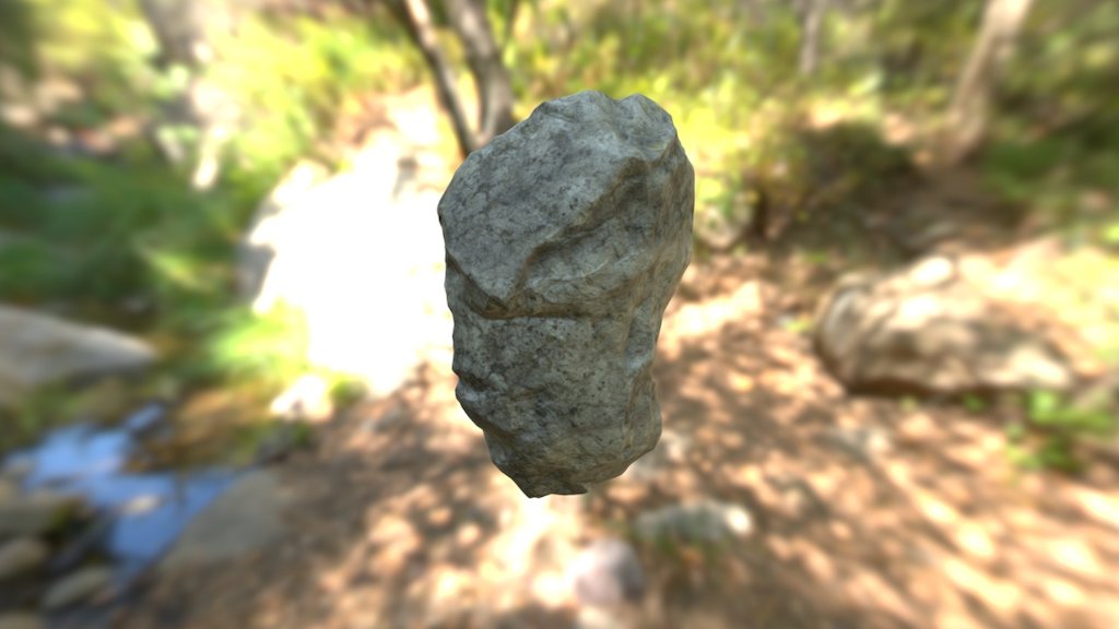 Large Boulder Low Poly - 3D model by Michael Pierzchala ...