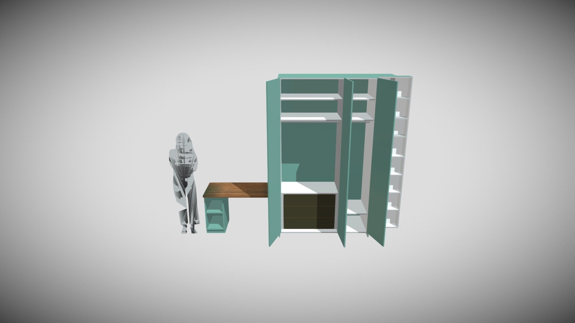 H Wardrobe Export(2) - Download Free 3D model by Model Thomas (@daaanin ...