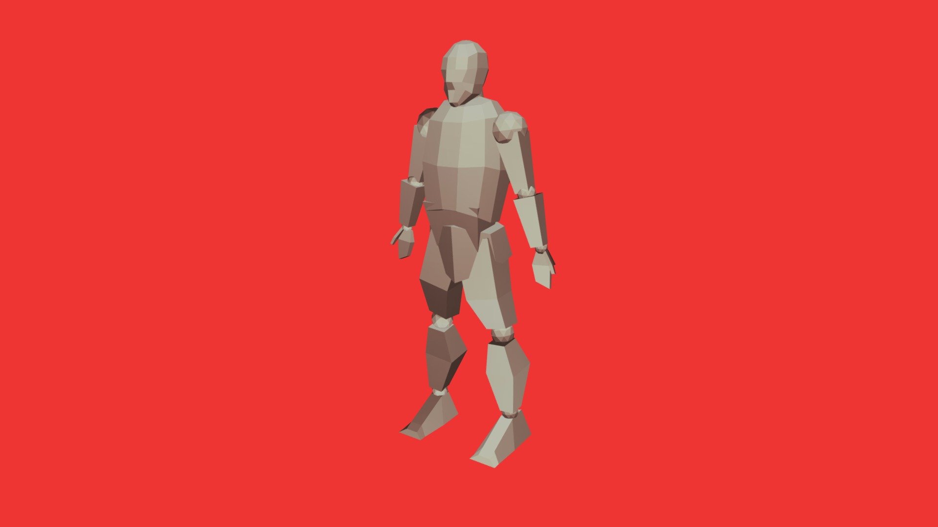 634230021 Low Polygon Ironman (Jumping Down) - Download Free 3D model ...
