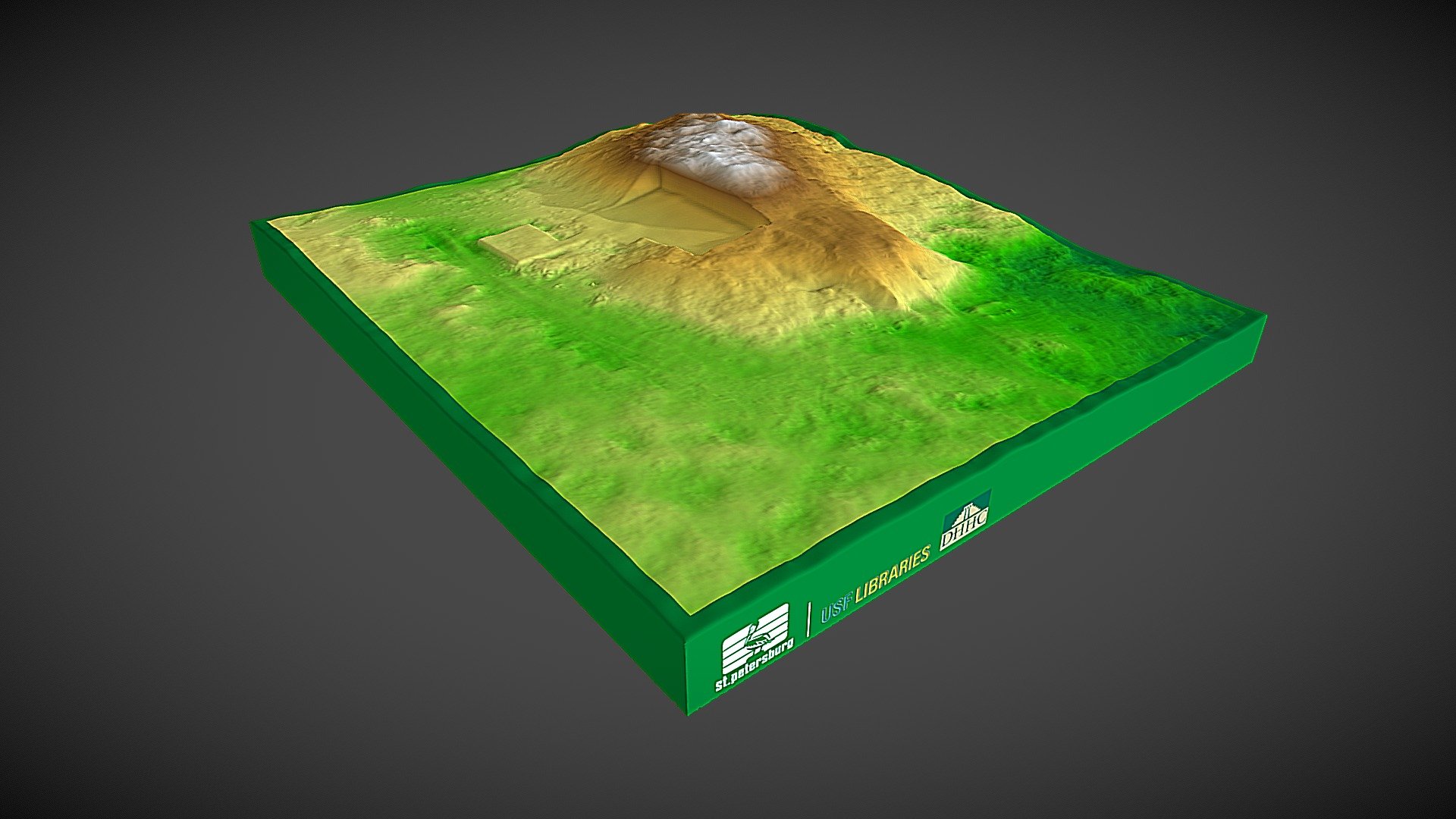 3D Model of Kuttler Mound, St. Petersburg - Download Free 3D model by ...