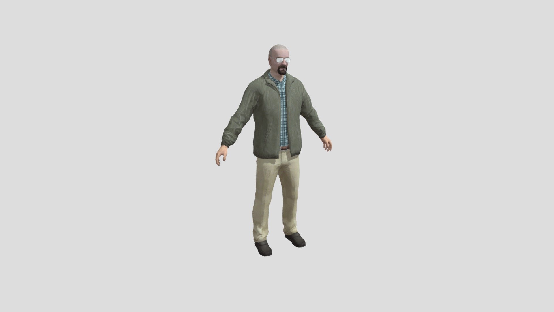 Walter White. - 3D model by fake gman (@tricky_modeler) [9edd8c3 ...