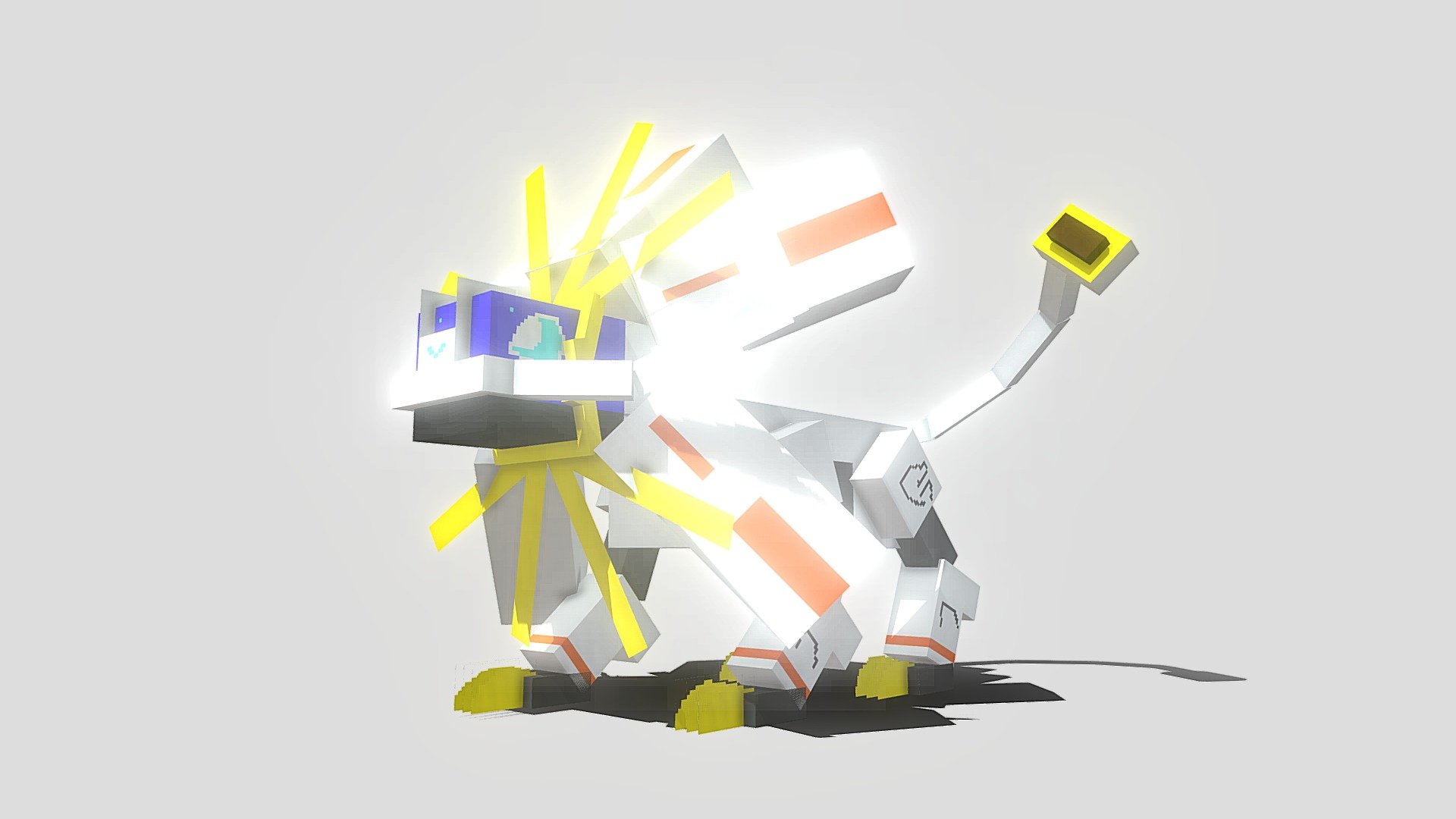 Solgaleo - Download Free 3D model by Master Galanodel (@Master ...