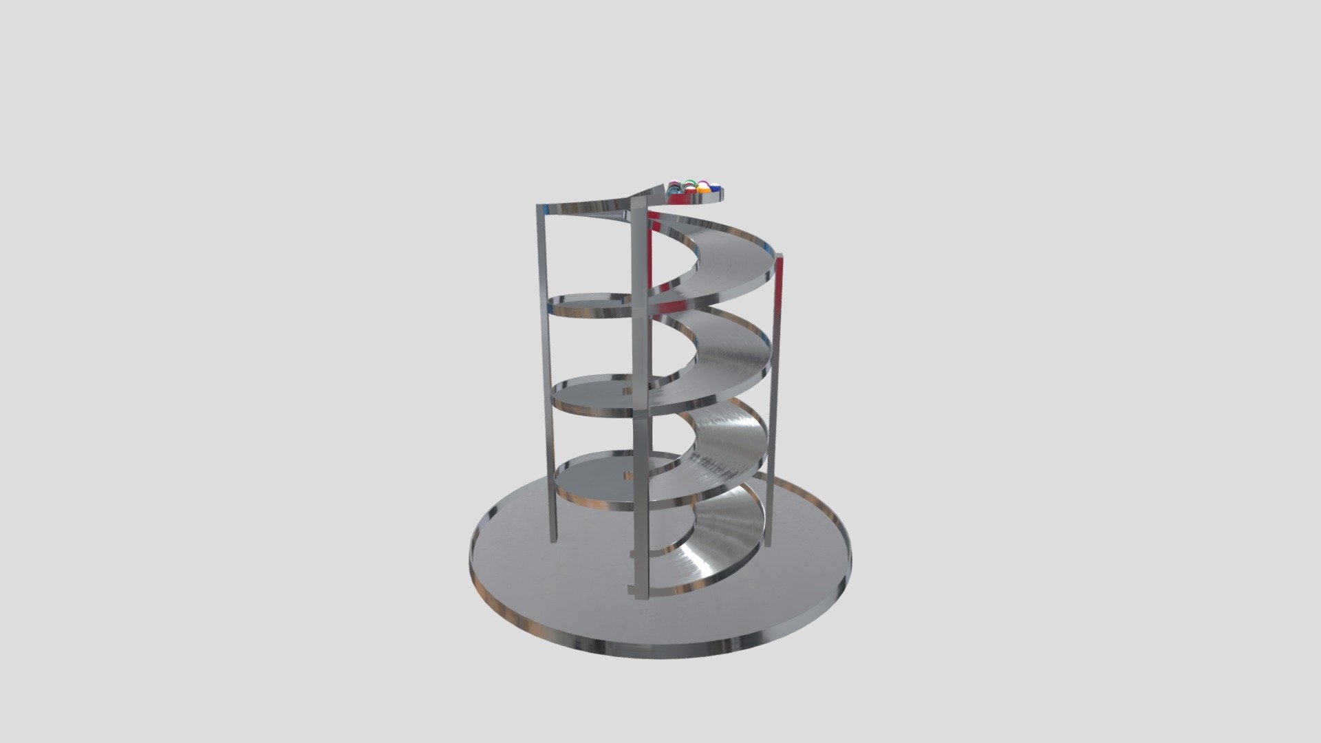 spiral run - 3D model by moskyy [9ee10f4] - Sketchfab
