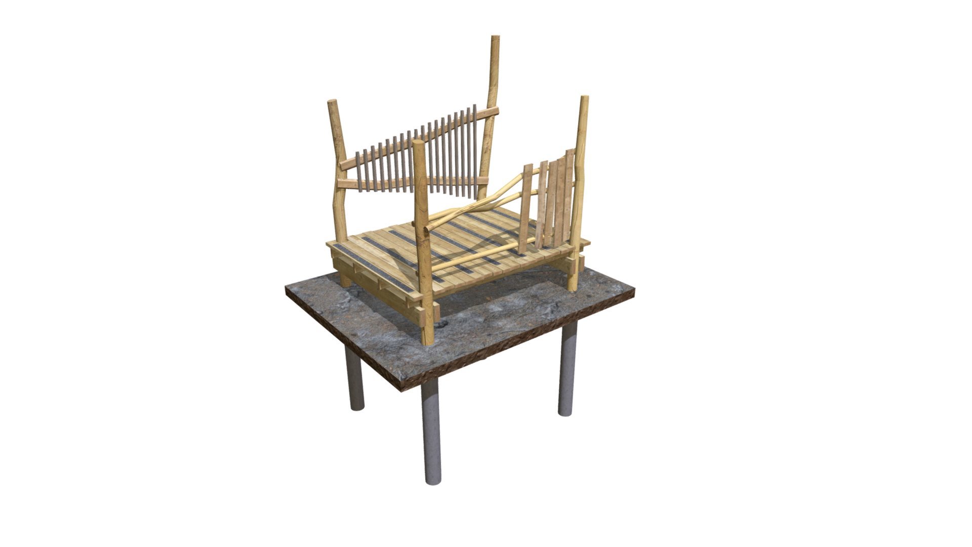 Boardwalk - 3D model by Design F9 (@F9Design) [9ee3d60] - Sketchfab