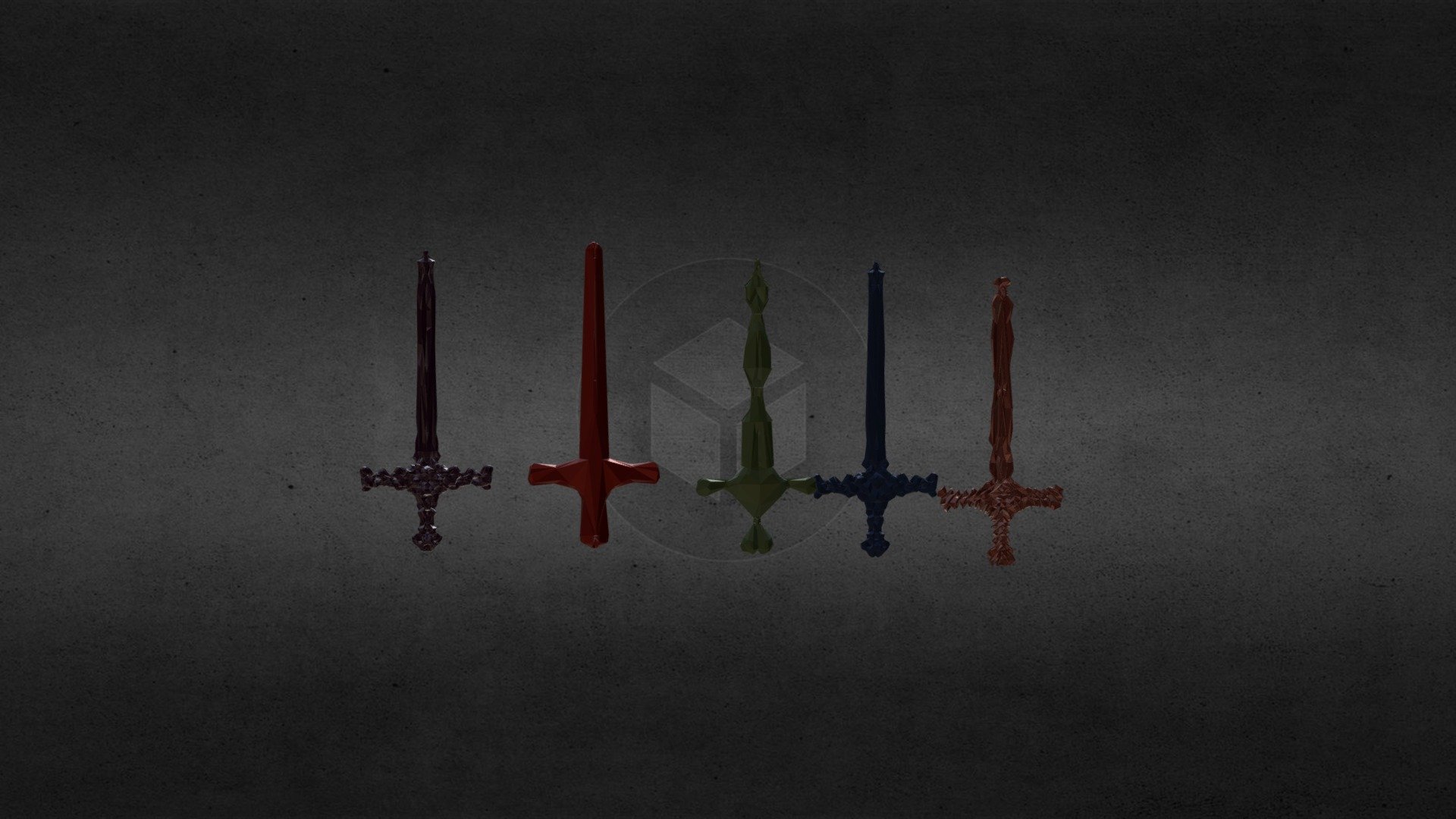 Procedural Generated Swords - 3D model by panskrzynka [9ee5e65] - Sketchfab