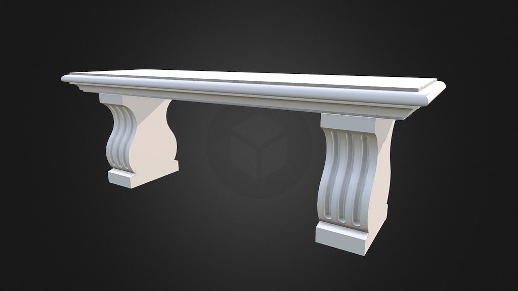 Banc 03 - 3D model by HERES [9ee6b96] - Sketchfab