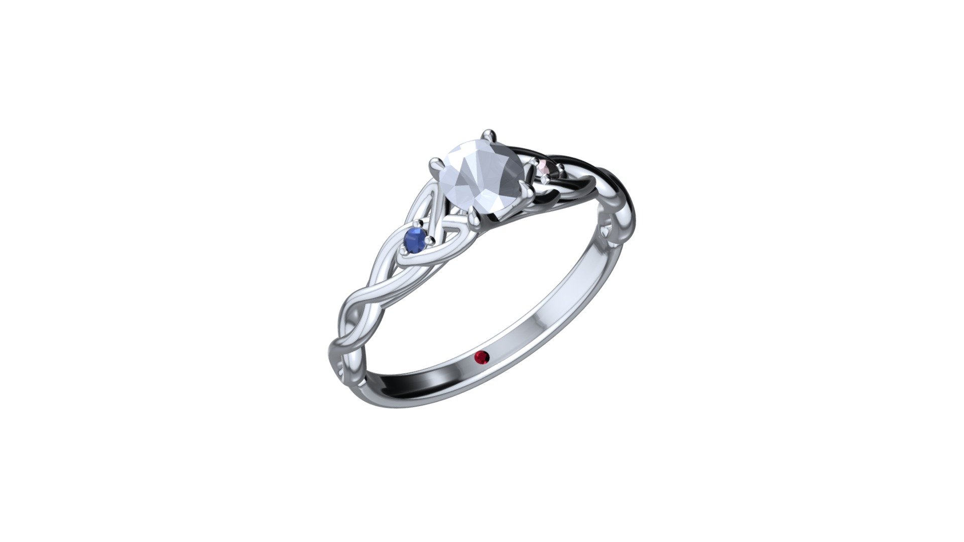 Knot Design Ring - 3D model by taylorandhart [9ee9d14] - Sketchfab