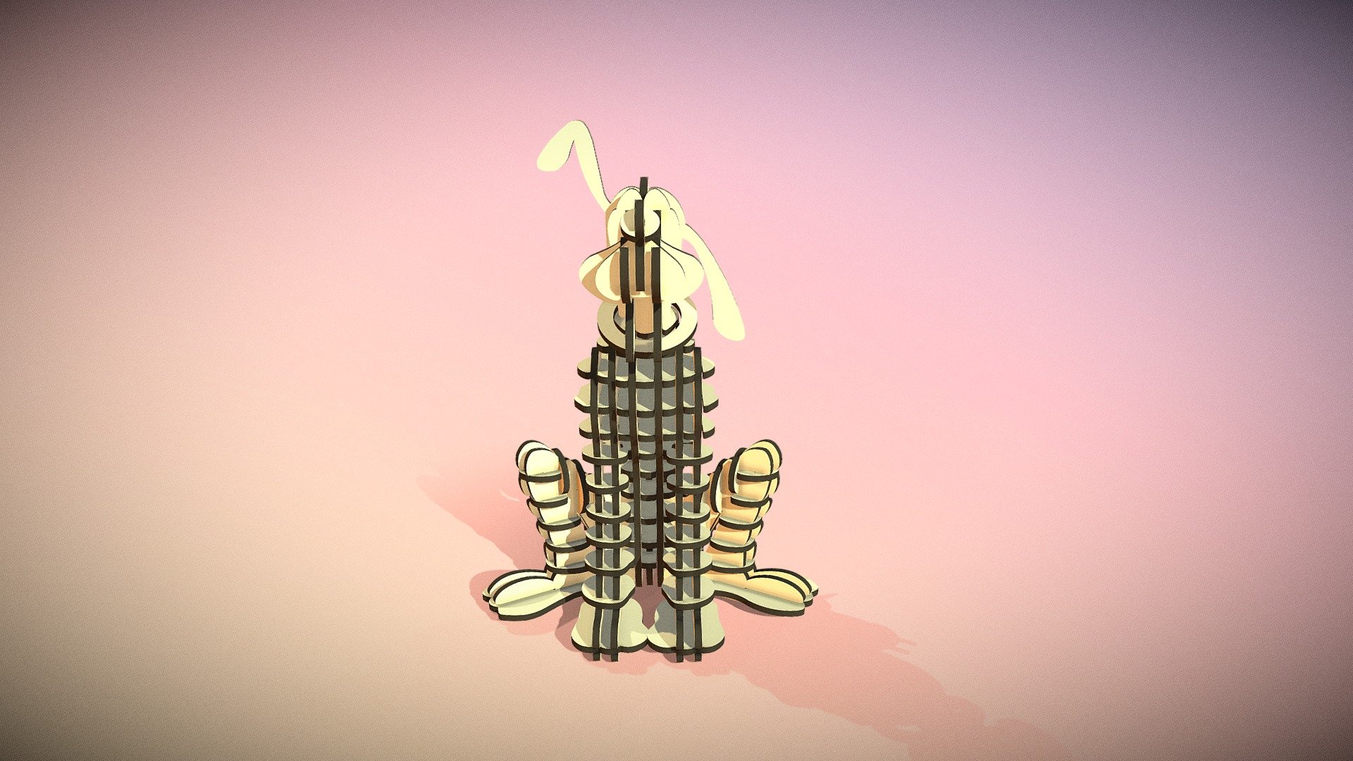 Pluto (cutting laser) - 3D model by Mitrik [9eeac49] - Sketchfab
