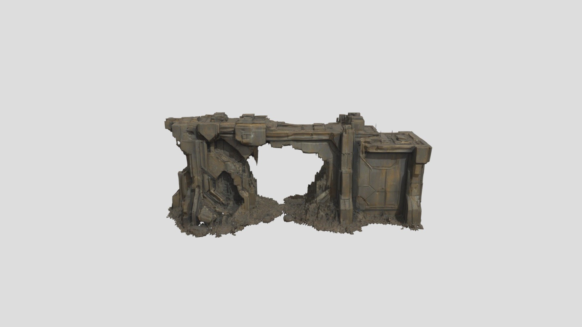 Ancient Ruin Gate - 3D model by FZ Studio (@FZStudio) [9eebb0d] - Sketchfab